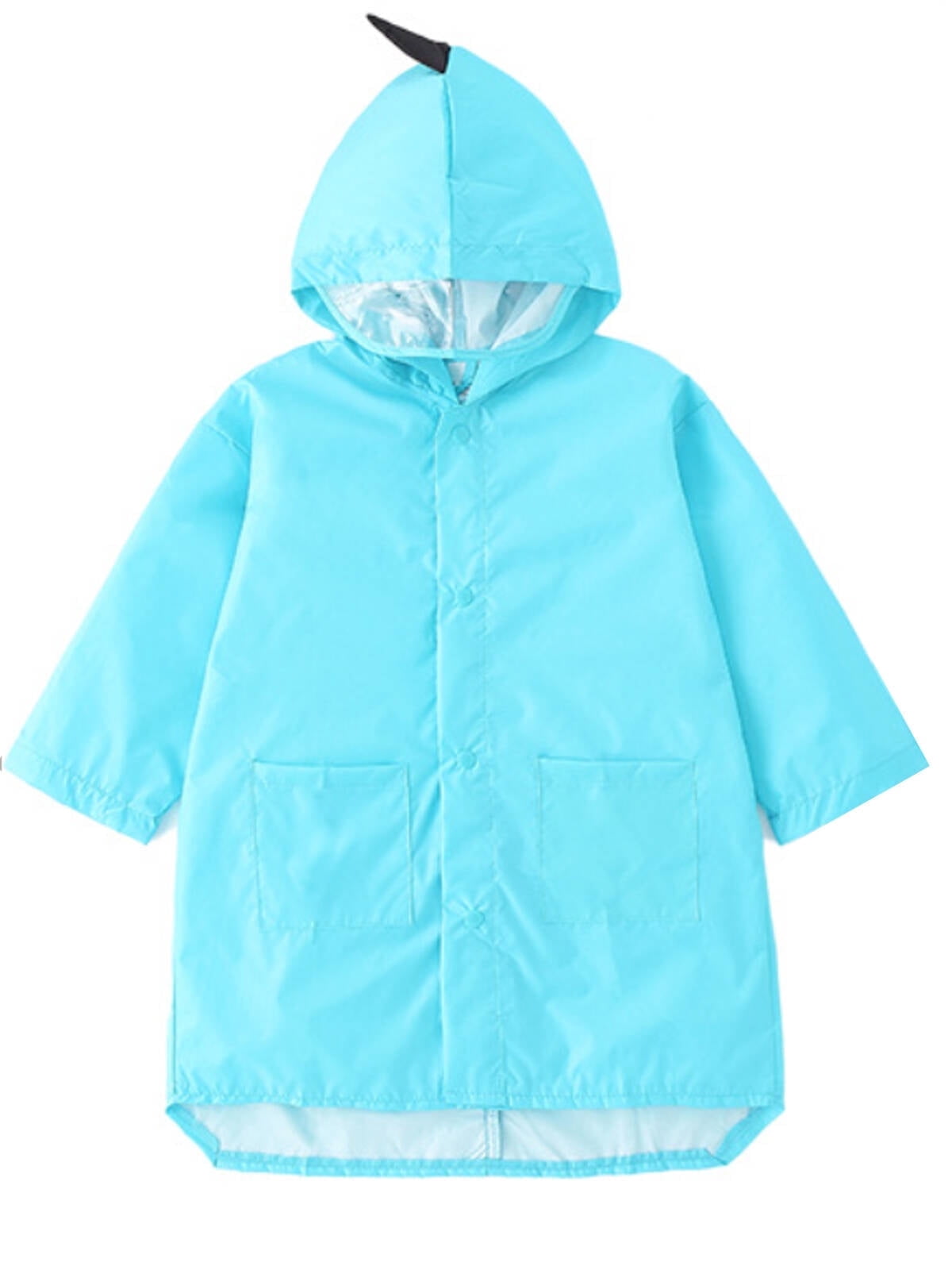 YIQAUMA Boys Girls Toddler Raincoat Kids Waterproof Rain Jacket Hooded ...