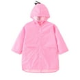 YIQAUMA Boys Girls Toddler Raincoat Kids Waterproof Rain Jacket Hooded Slicker Cartoon Rain Wear ...