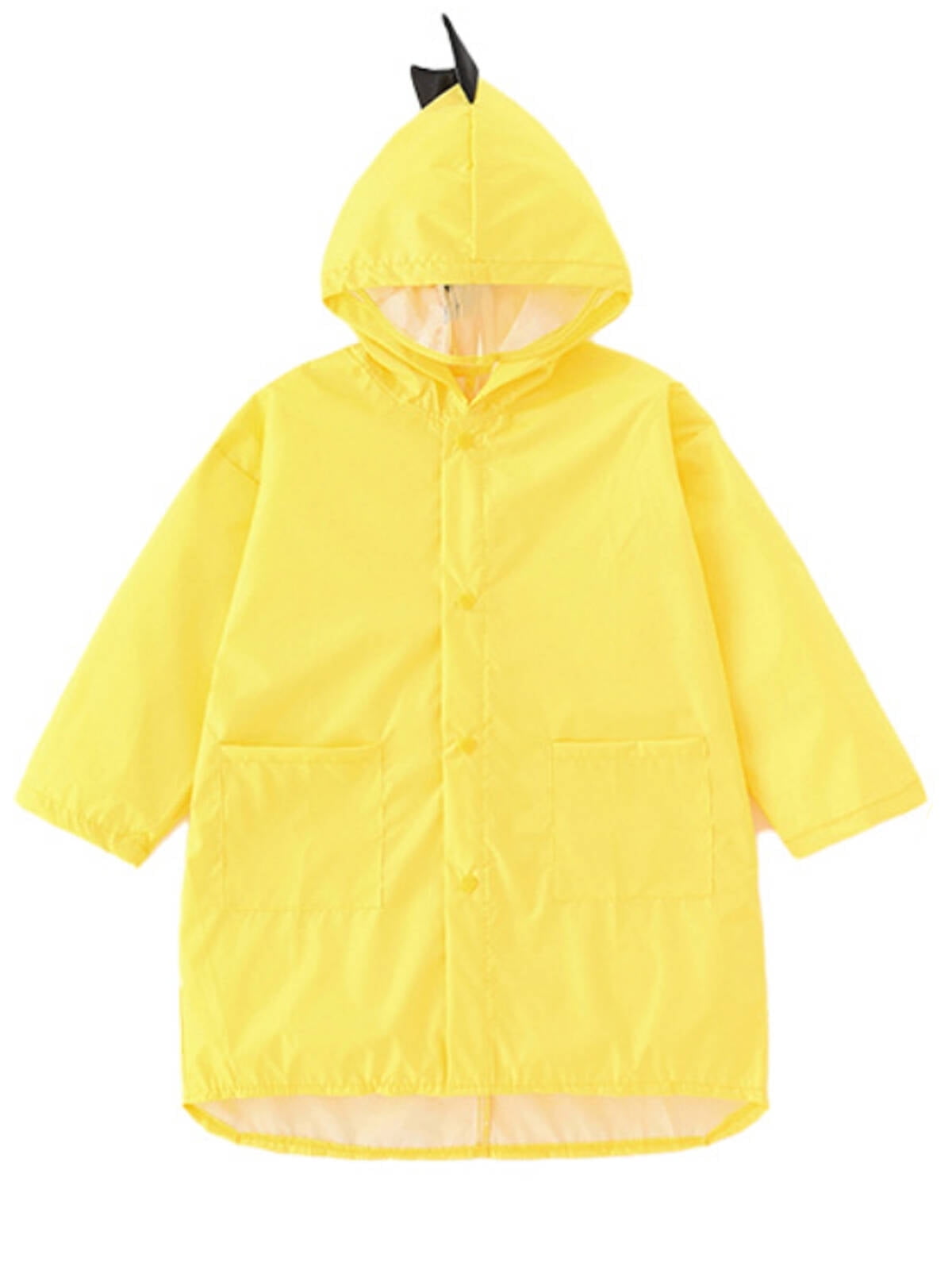 YIQAUMA Boys Girls Toddler Raincoat Kids Waterproof Rain Jacket Hooded Slicker Cartoon Rain Wear ...