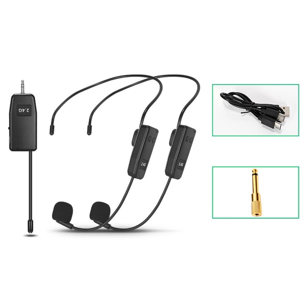 YIQH Musical Instruments Mic Transmitter Headset Mic Distance Up To 30m ...