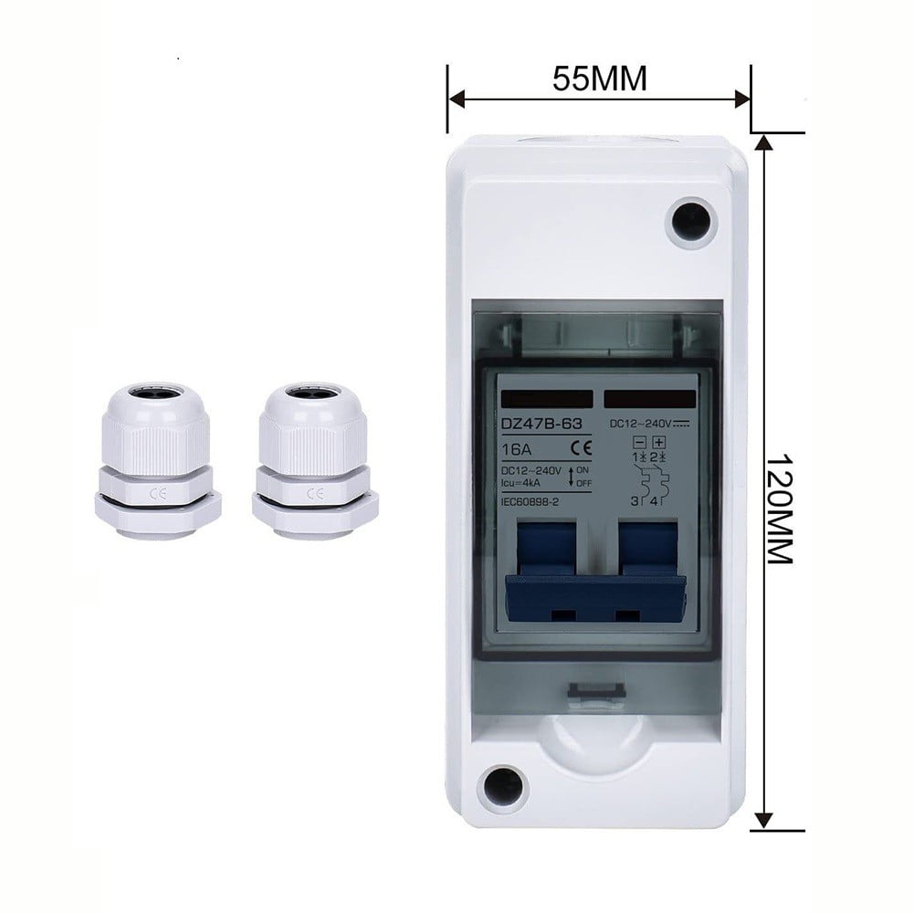 YIQH Solar photovoltaic cell combiner box DC circuit breaker switch ...