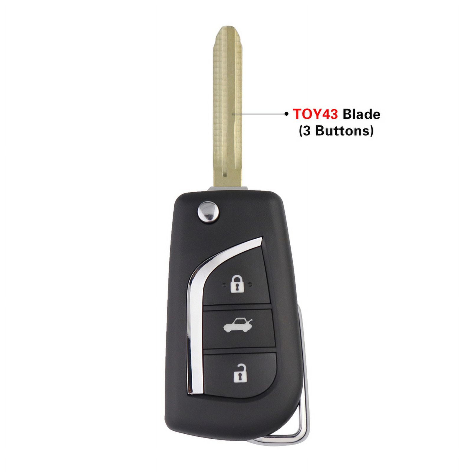 YIQIXIN Remote Car Key Shell Case For Toyota Levin Prado Camry Reiz ...