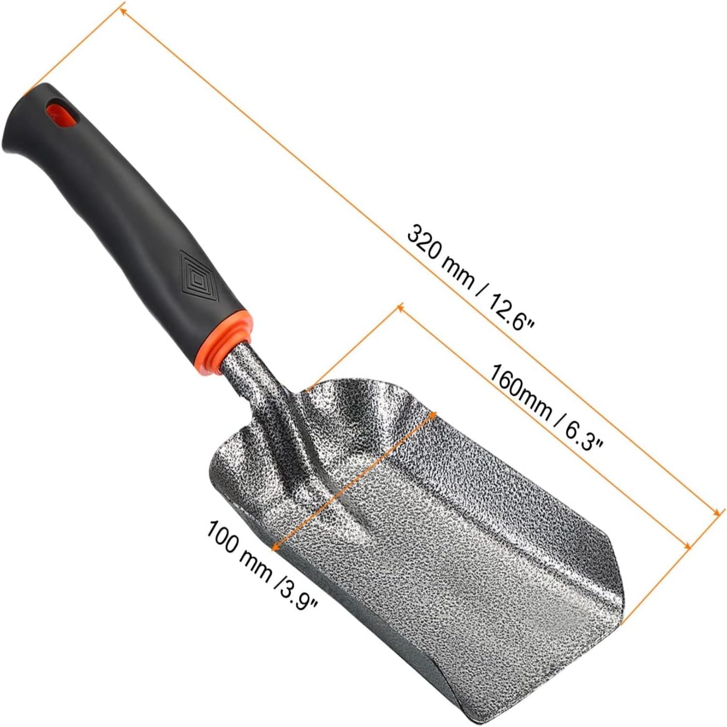 YIRENWL Ergonomic Gardening Square Hand Shovels - Set of 2 Durable ...