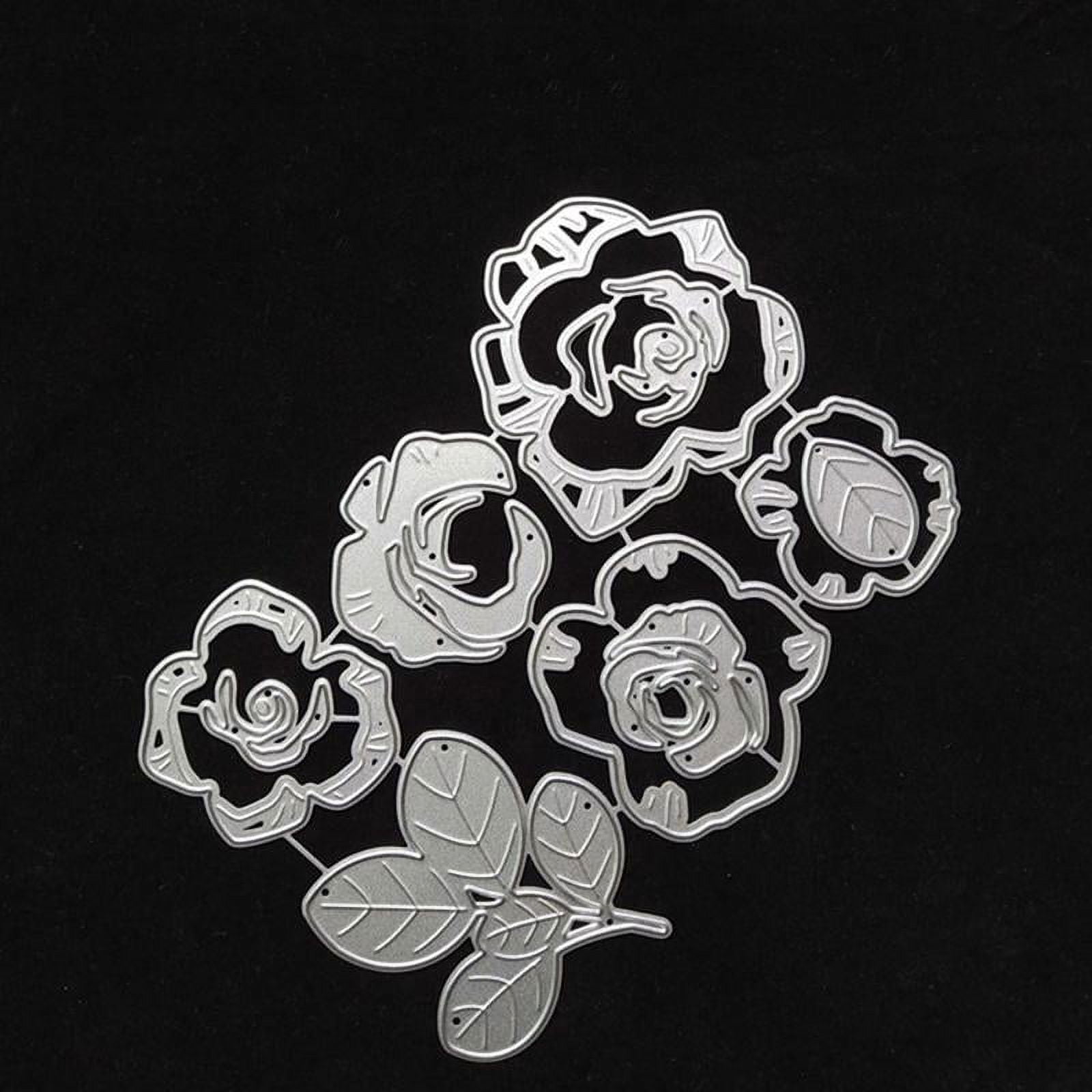 YISHI Metal Layered Flower Leaf Die Cuts Cutting Dies Paper Cutting ...