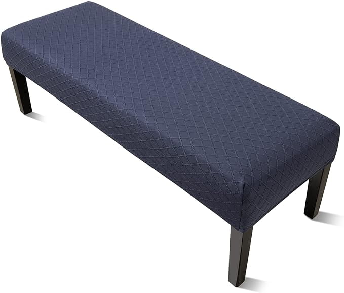 YISUN Jacquard Dining Room Bench Covers, Stretch Spandex Upholstered ...