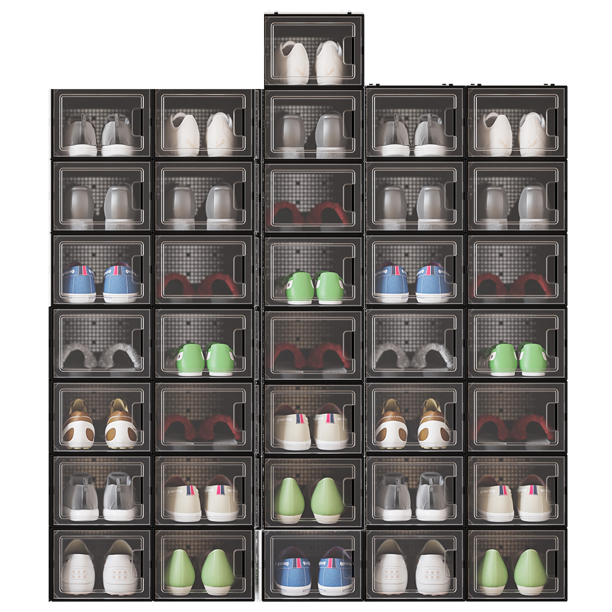YITAHOME 36 PCS XL Shoe Storage Box Large Shoe Organizer Storage ...