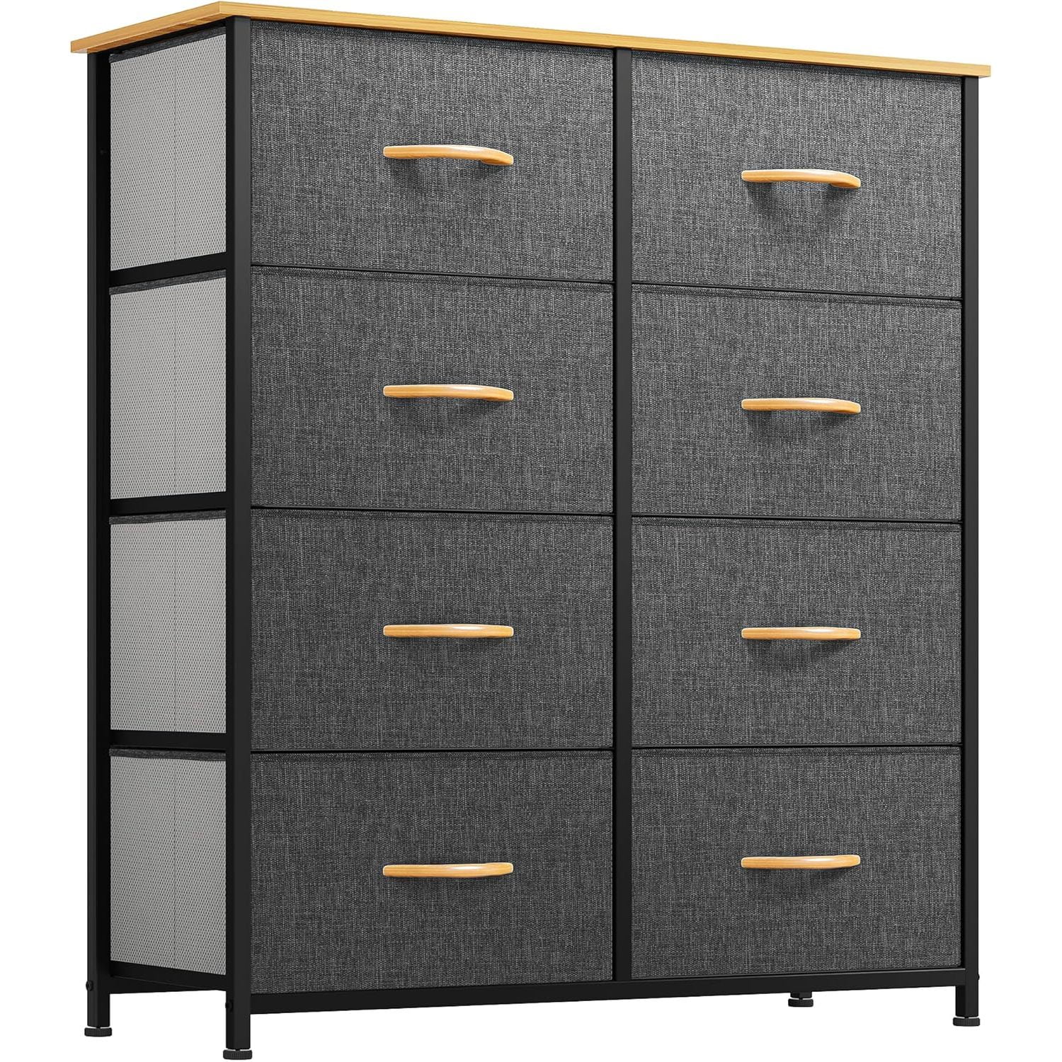 YITAHOME Dresser with 8 Drawers - Fabric Storage Tower, Organizer Unit ...