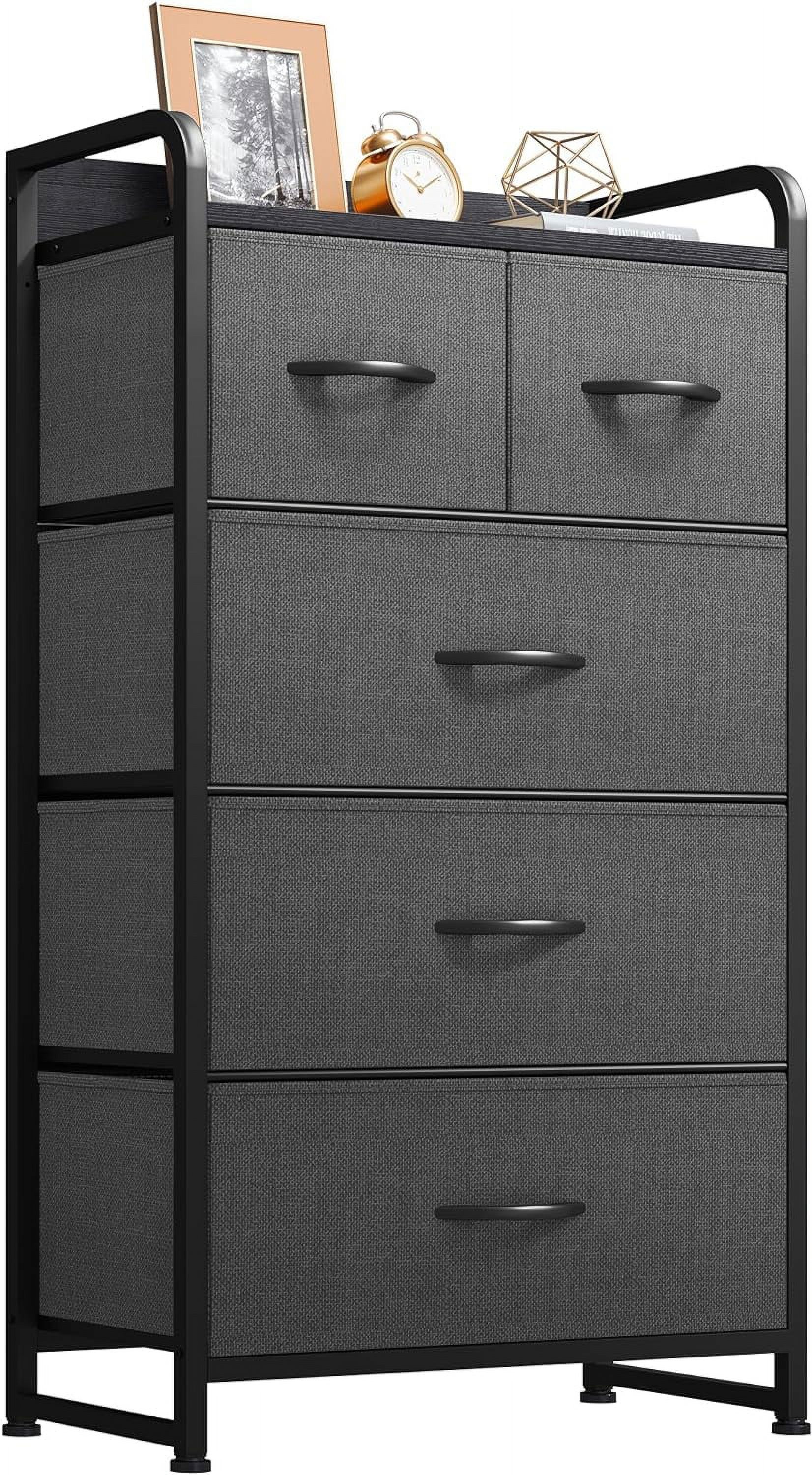 YITAHOME Fabric Dresser Drawer, Tall Storage Dresser with 8 Drawers ...