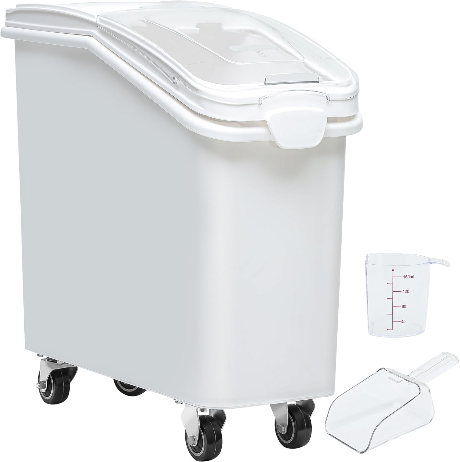 YITAHOME Large Ingredient Flour Storage Bin, Commercial Rice Storage ...