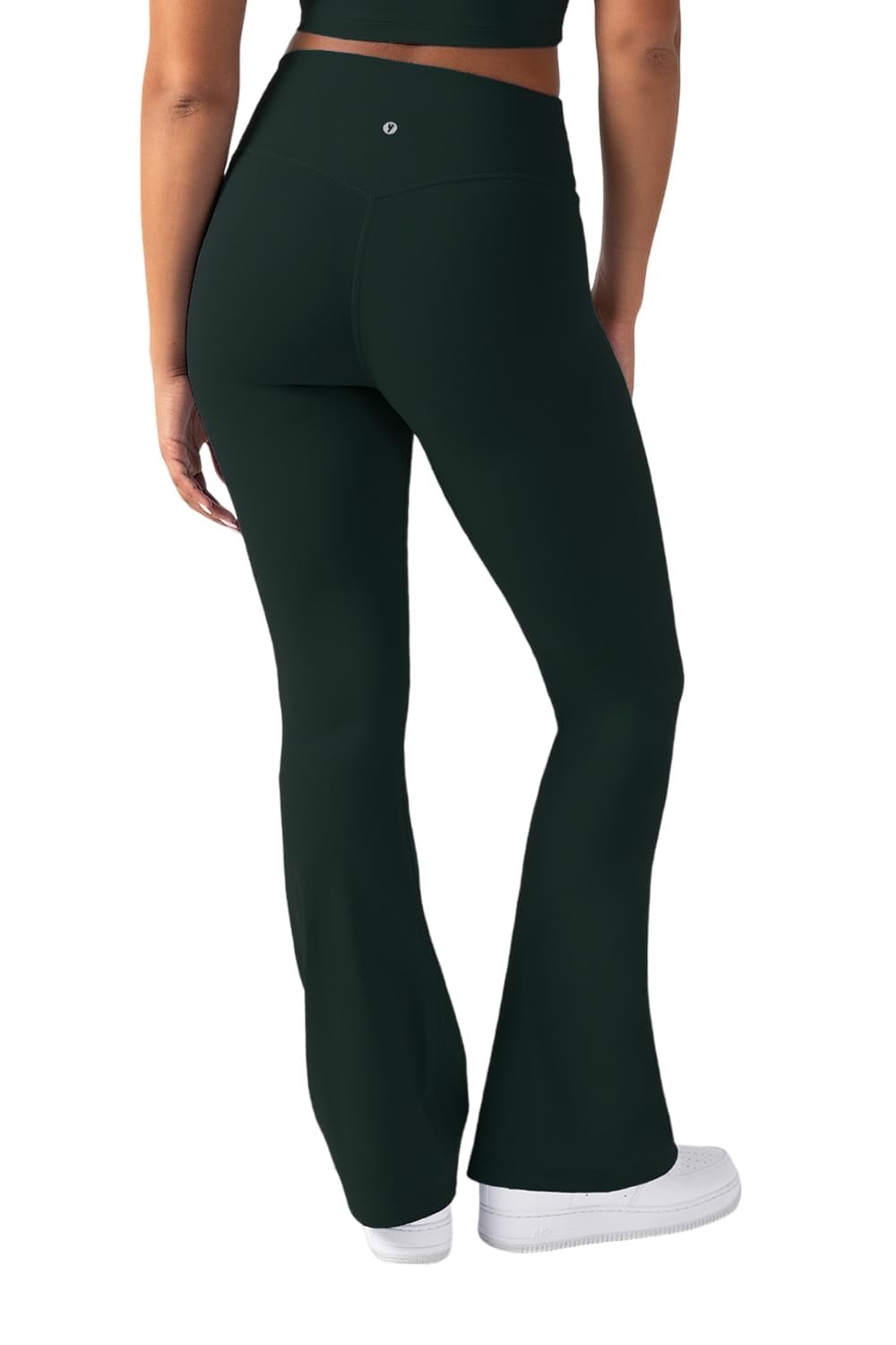 YITTY Active Women's UltraLuxe Kick Flare High Waist Legging, Athleisure, 4-Way-Stretch ...