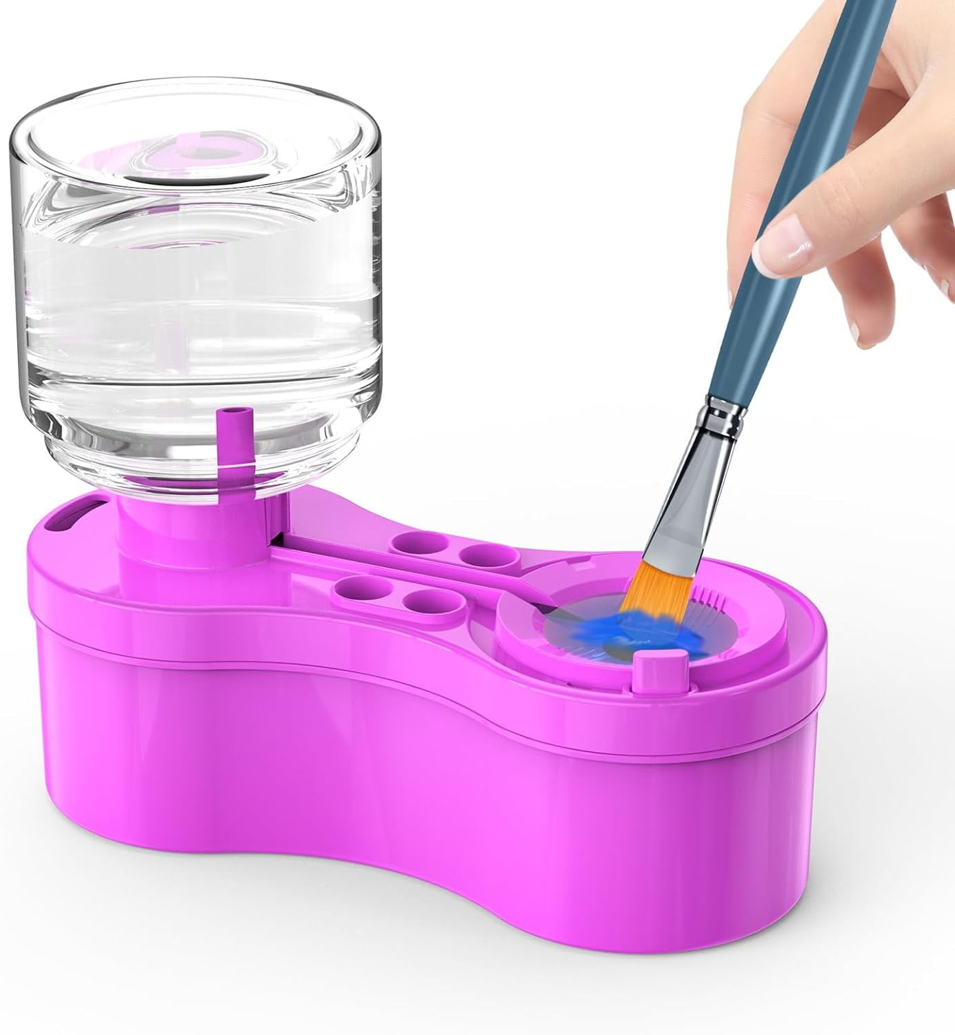 YITUMU Paint Brush Cleaner Watercolor Brush Rinser with Drain Cleaner ...