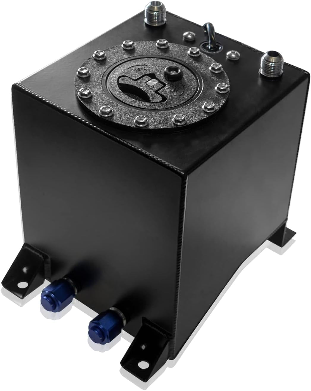 YIUIY 2.5 Gallon Fuel Cell Aluminum Polished with Cap Level Sender ...