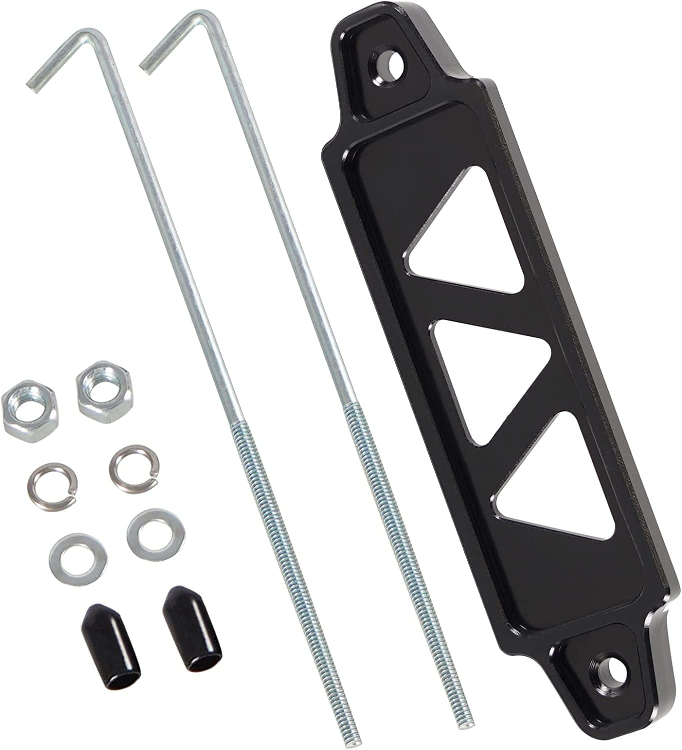 YIUIY Battery Hold Down Sets,Heavy Duty Aluminum Car Battery Tie Down ...