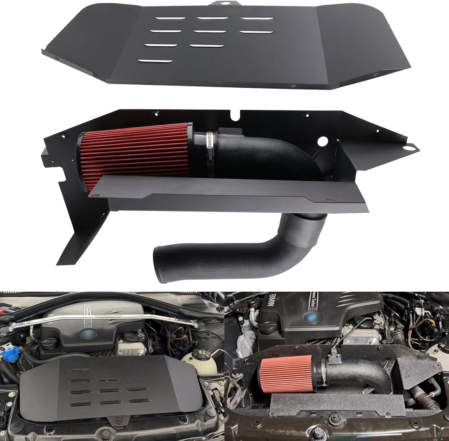 YIUIY Cold Air Intake Kit for 2012-2016 BMW F30 228i 320i 328i 420i ...