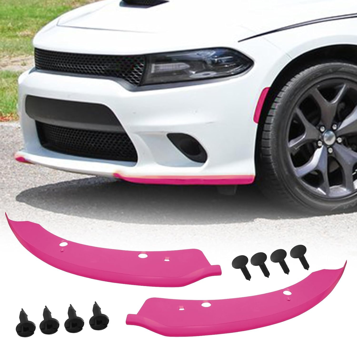 YIUIY Front Bumper Lip Splitter Protector Compatible with Charger SRT ...