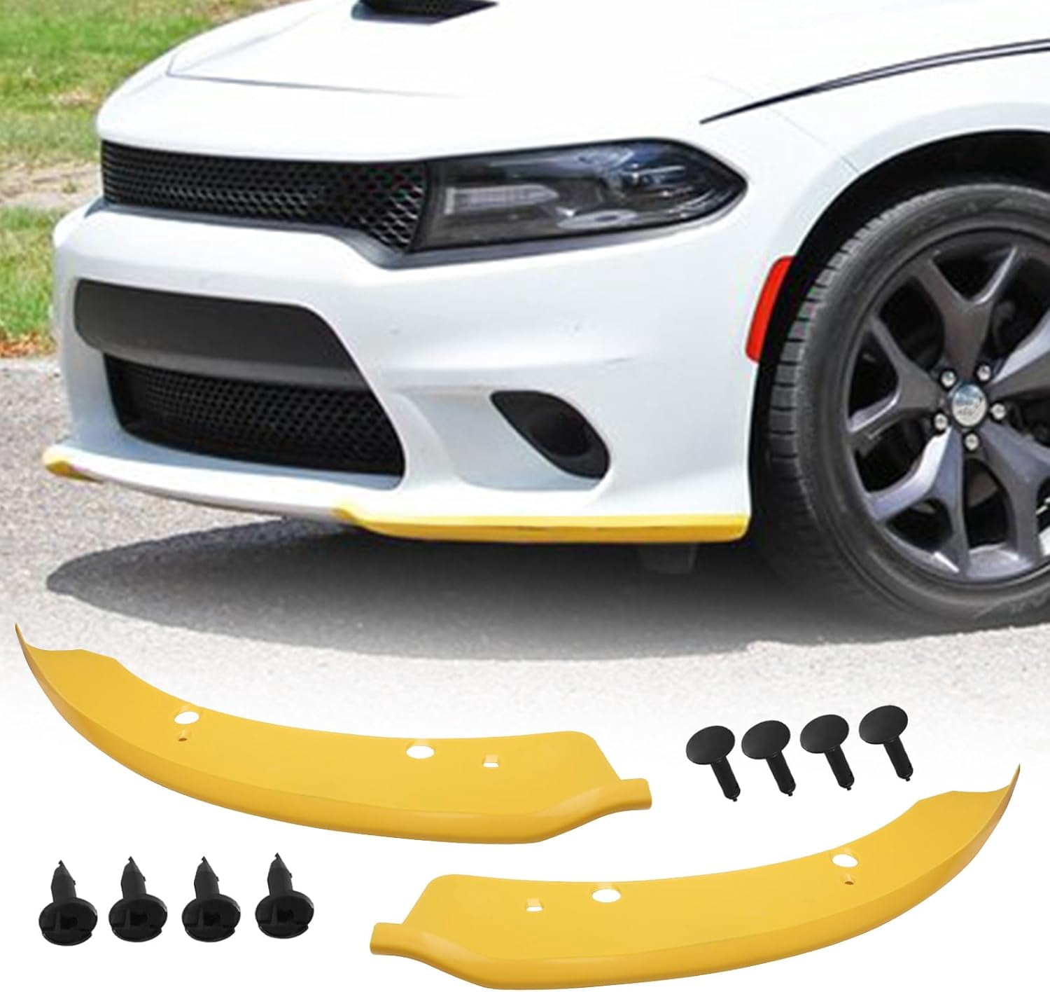YIUIY Front Bumper Lip Splitter Protector Compatible with Charger SRT ...