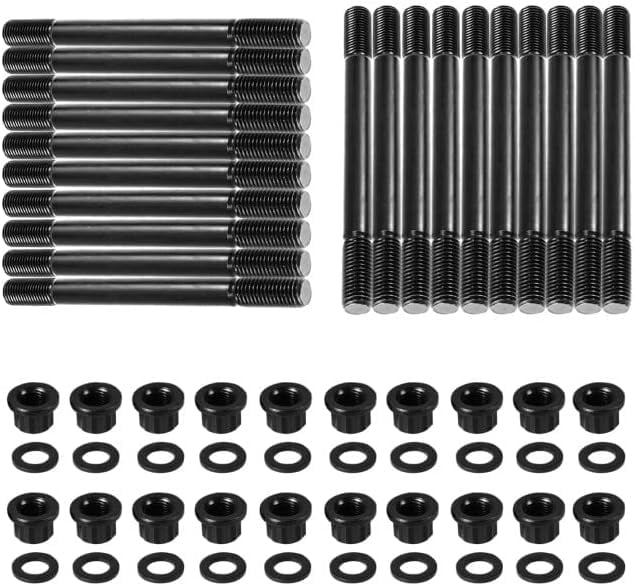 YIUIY Head Stud Kit Compatible with Ford Powerstroke Engines 6.0L F250 ...