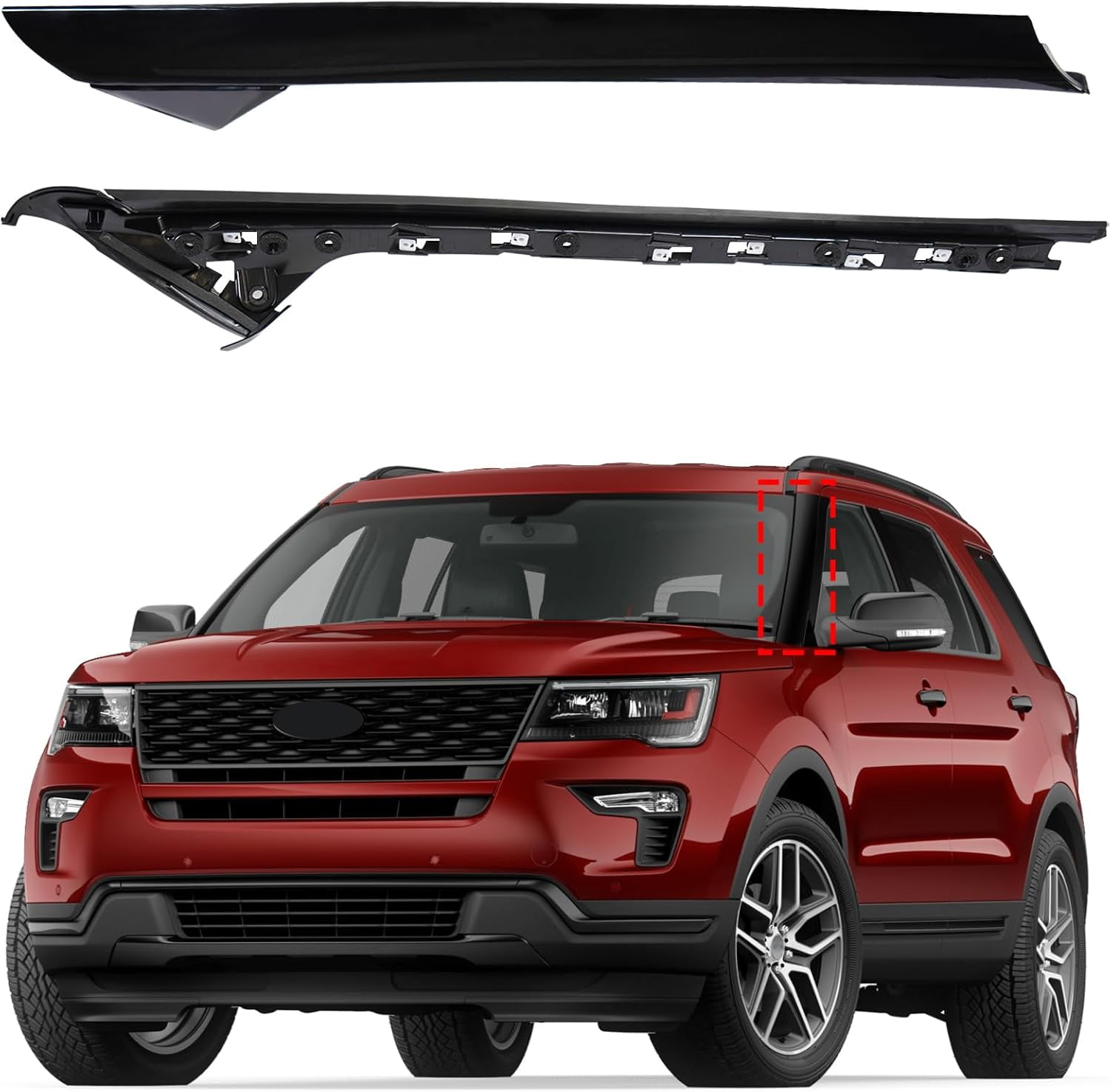 Inspiring 2017 Ford Explorer Windshield Trim Images