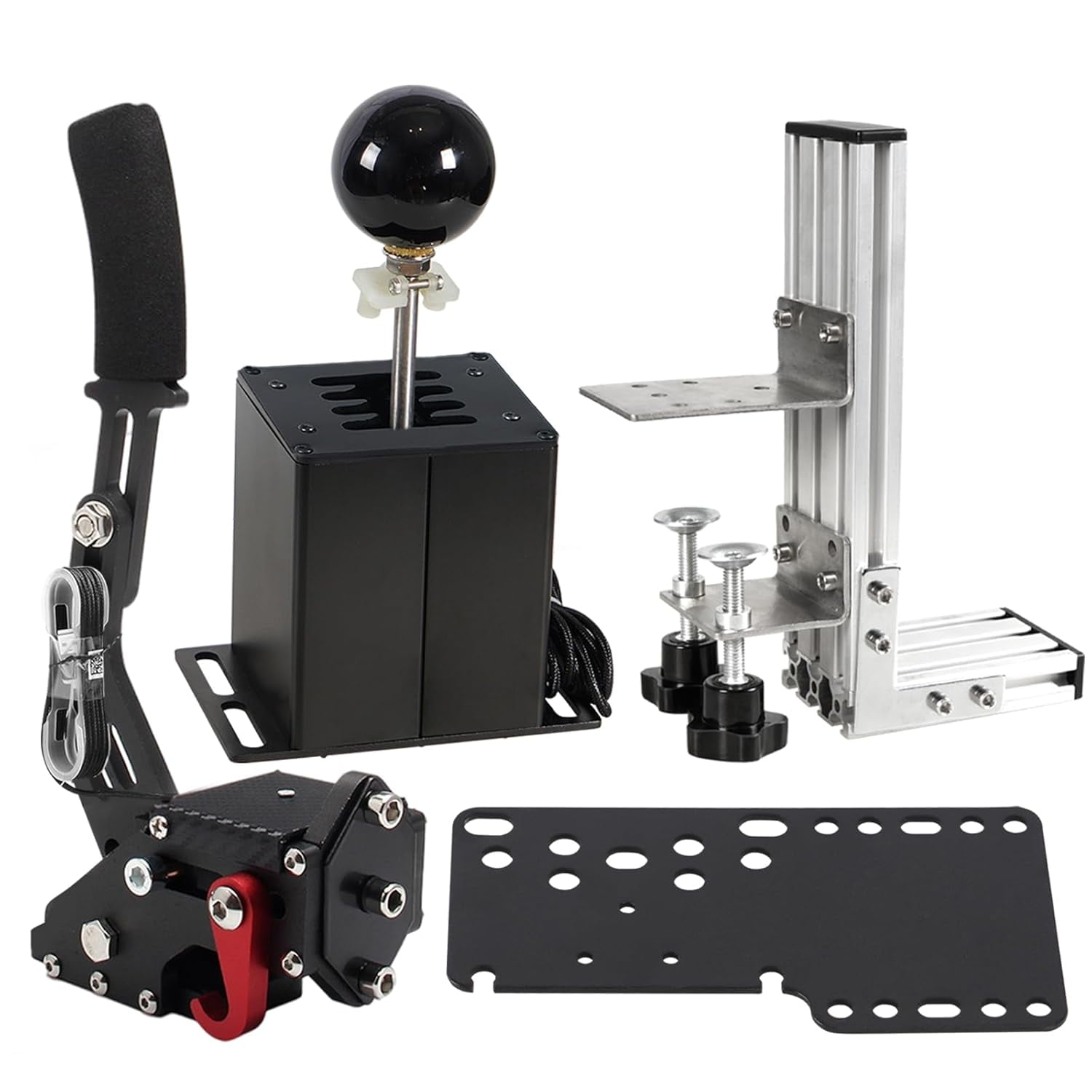 YIUIY PC USB Simulator Shifter 64 Bit Handbrake with Clamp L Shape ...