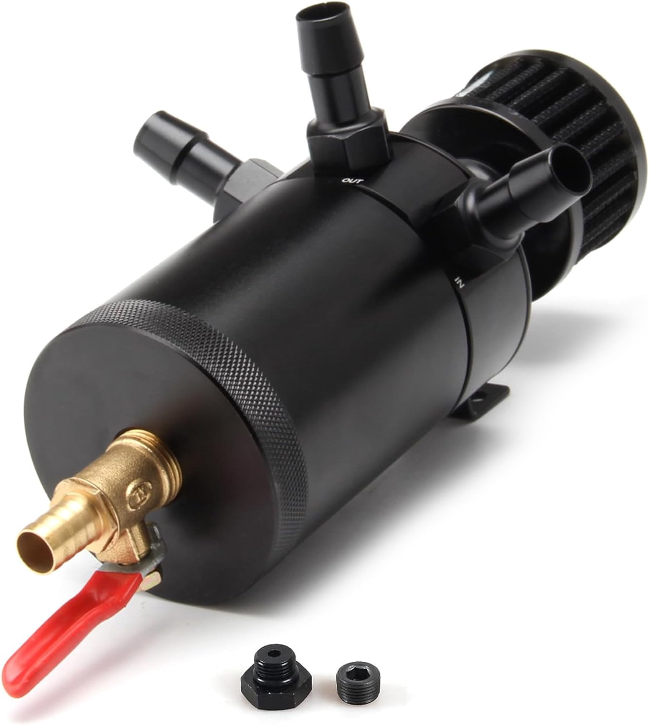 YIUIY Universal 150ml Car Oil Catch Can Kit Reservoir Tank, Compact ...