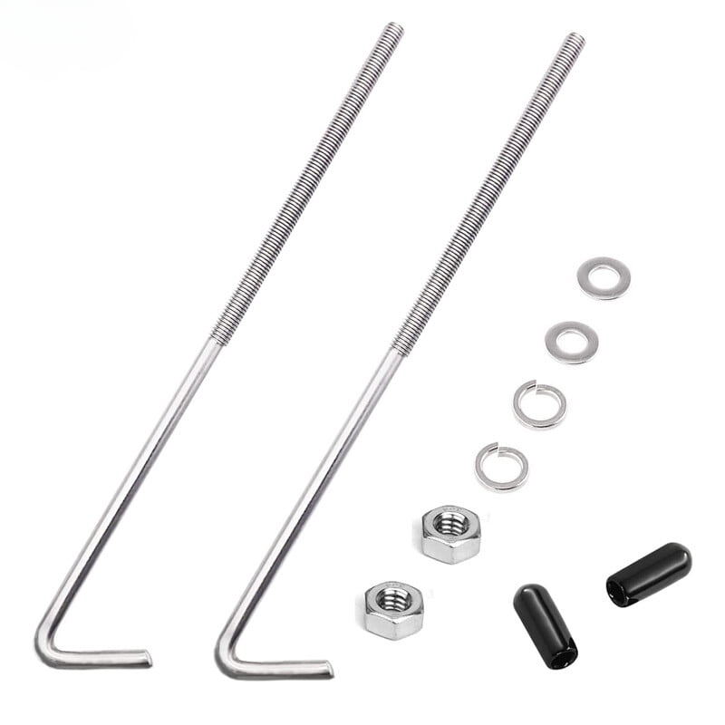 YIUIY Universal Car Battery Retaining Clamp Holding Clamp Bracket Bolt ...