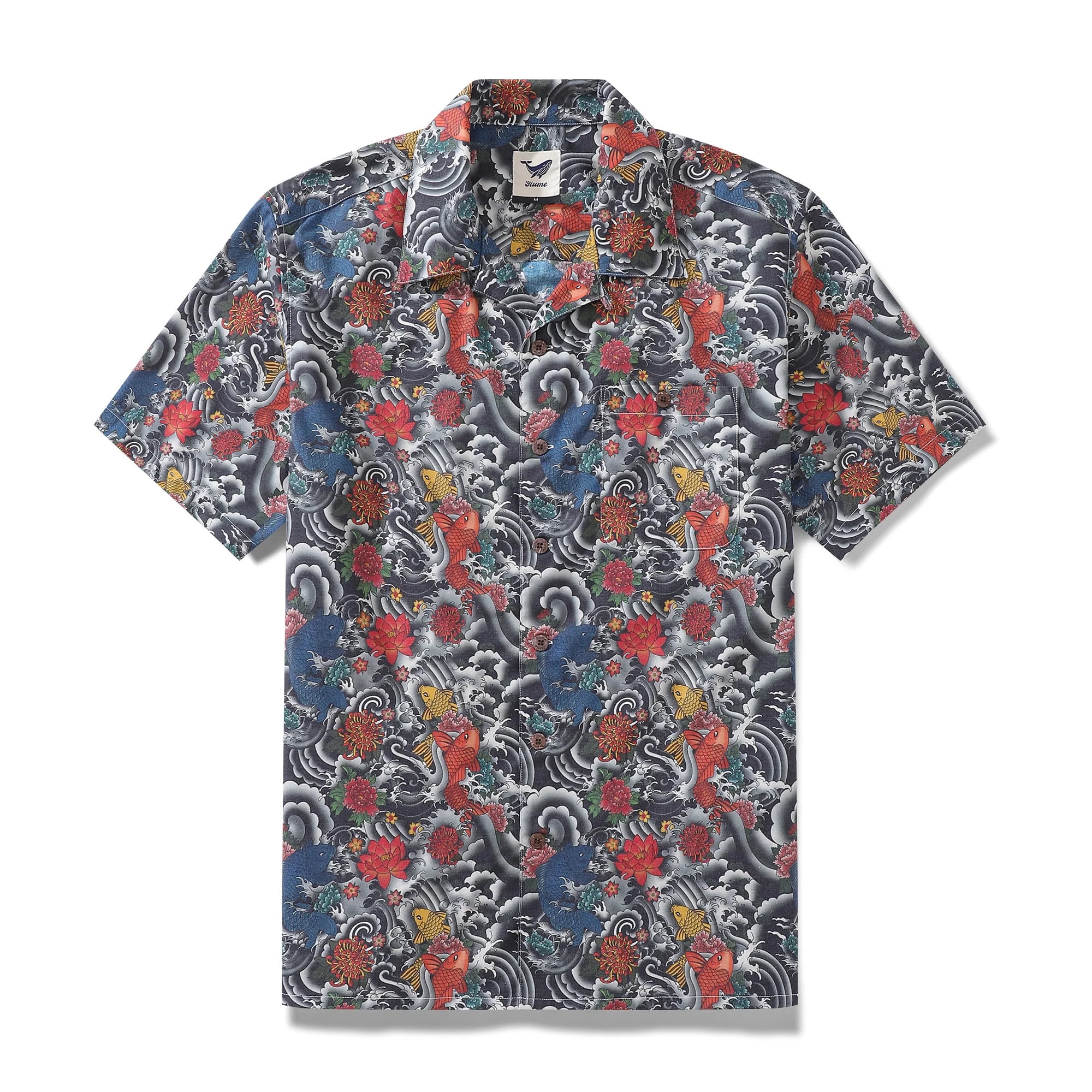 YIUME Valentine's Day Men's Funky Hawaiian Shirt Queuing Roses Print ...
