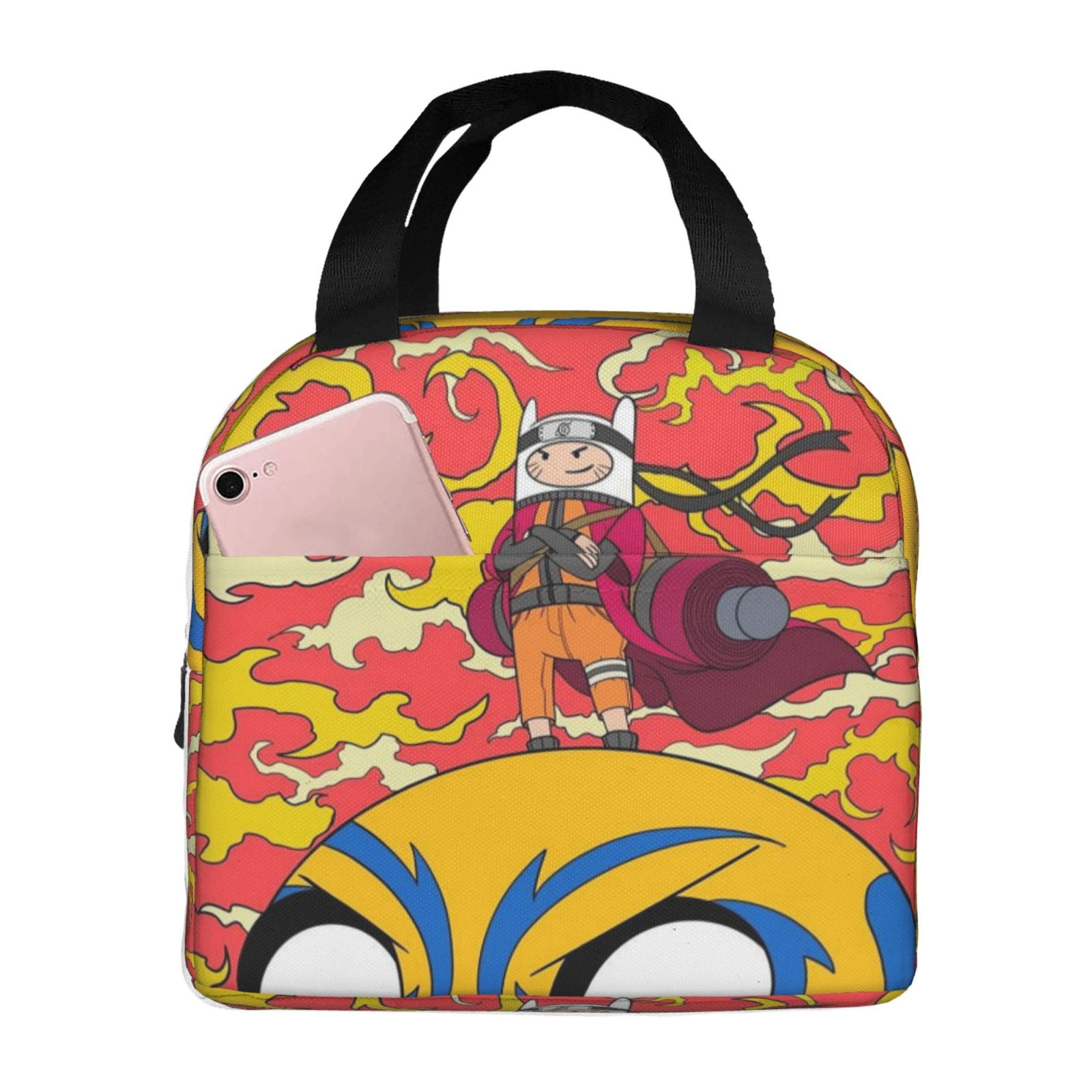 YIVIOYIL Adventure Time Lunch Bag Portable Cartoon Insulated Lunch Box ...