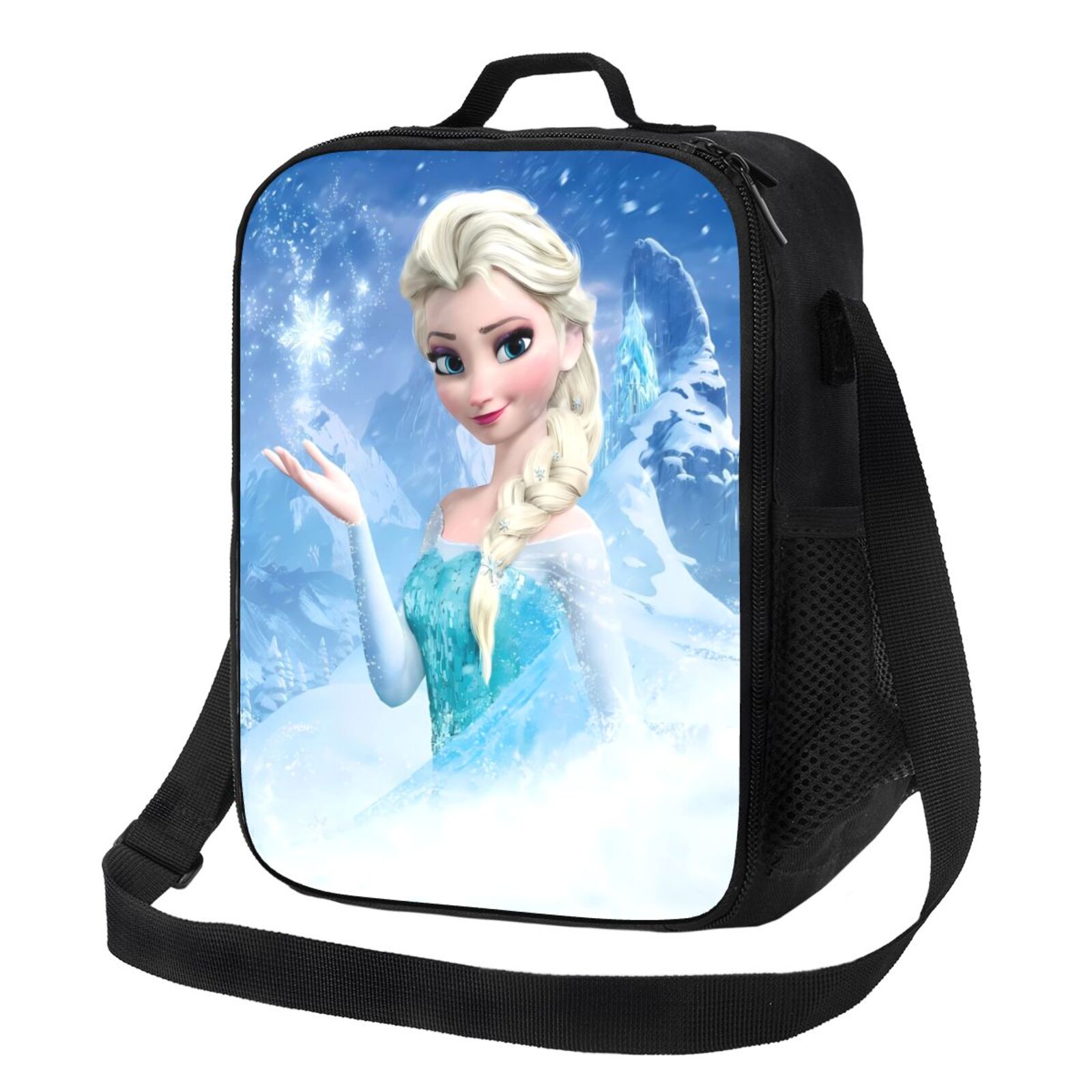 YIVIOYIL Cartoon Elsa Lunch Box Reusable Lunch Tote Portable Lunch Bag ...