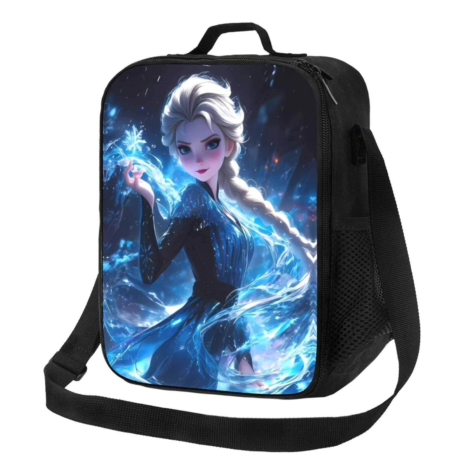 YIVIOYIL Cartoon Elsa Lunch Box Reusable Lunch Tote Portable Lunch Bag ...