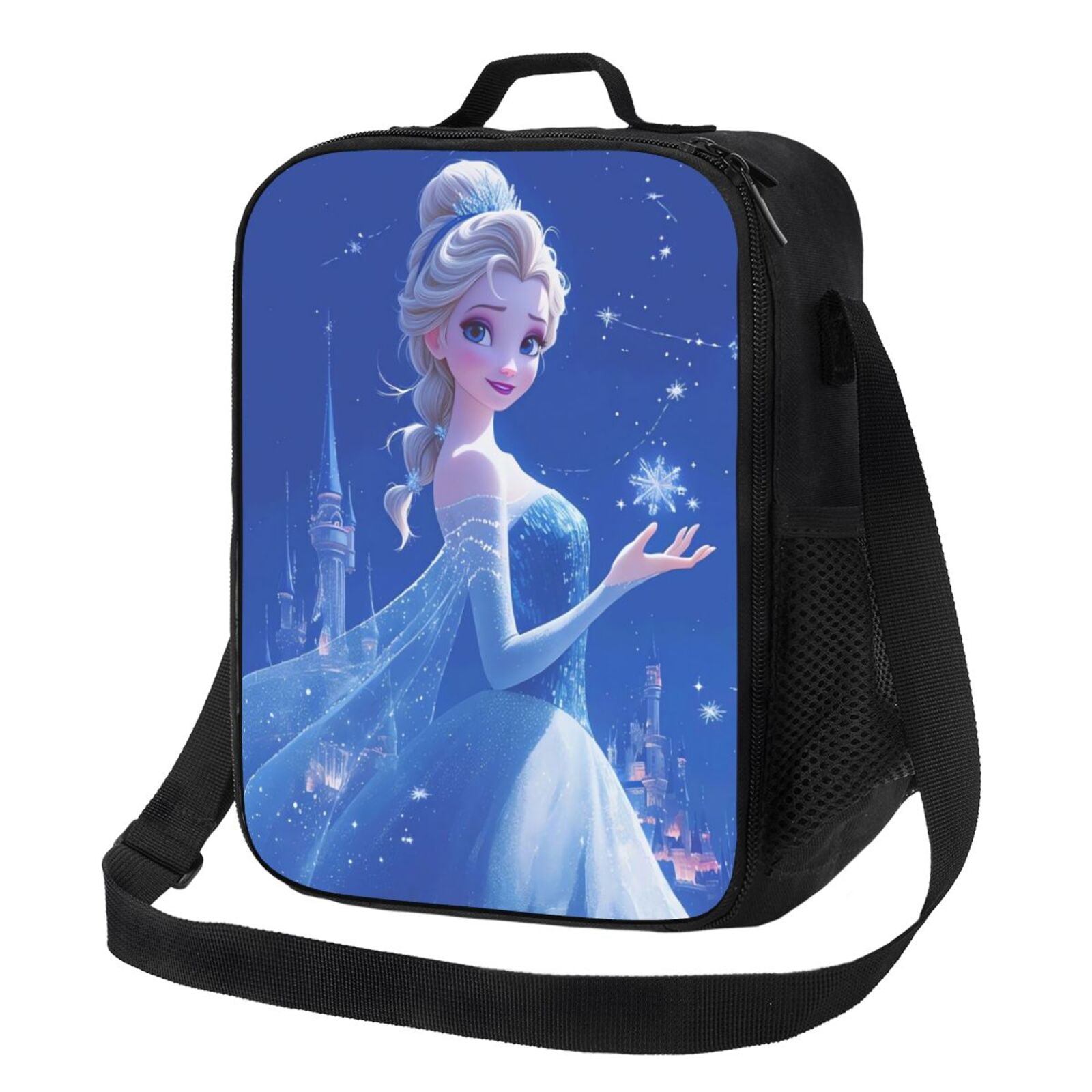 YIVIOYIL Cartoon Elsa Lunch Box Reusable Lunch Tote Portable Lunch Bag ...
