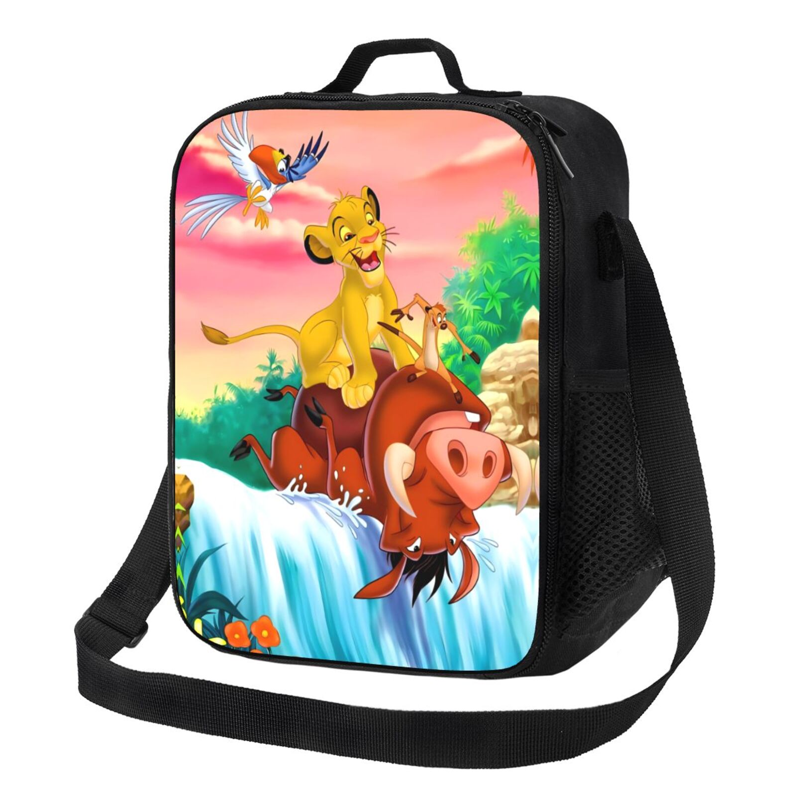YIVIOYIL Cartoon Lion King Lunch Box Reusable Lunch Tote Portable Lunch ...