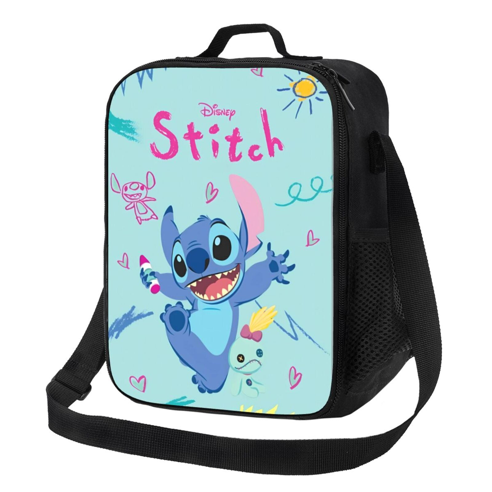 YIVIOYIL Cartoon Stitch Lunch Box Reusable Lunch Tote Portable Lunch ...