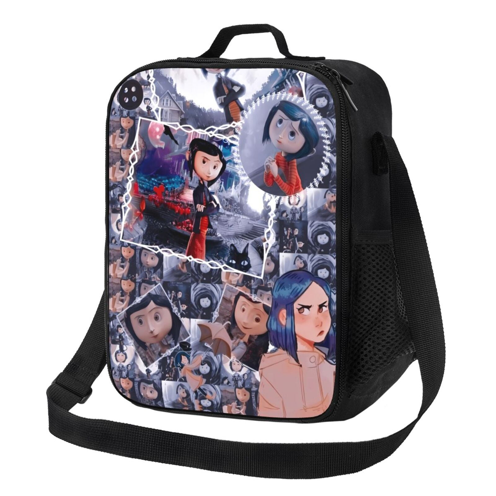 YIVIOYIL Coraline Lunch Bag For Men Women Reusable Gothic Lunch Box ...