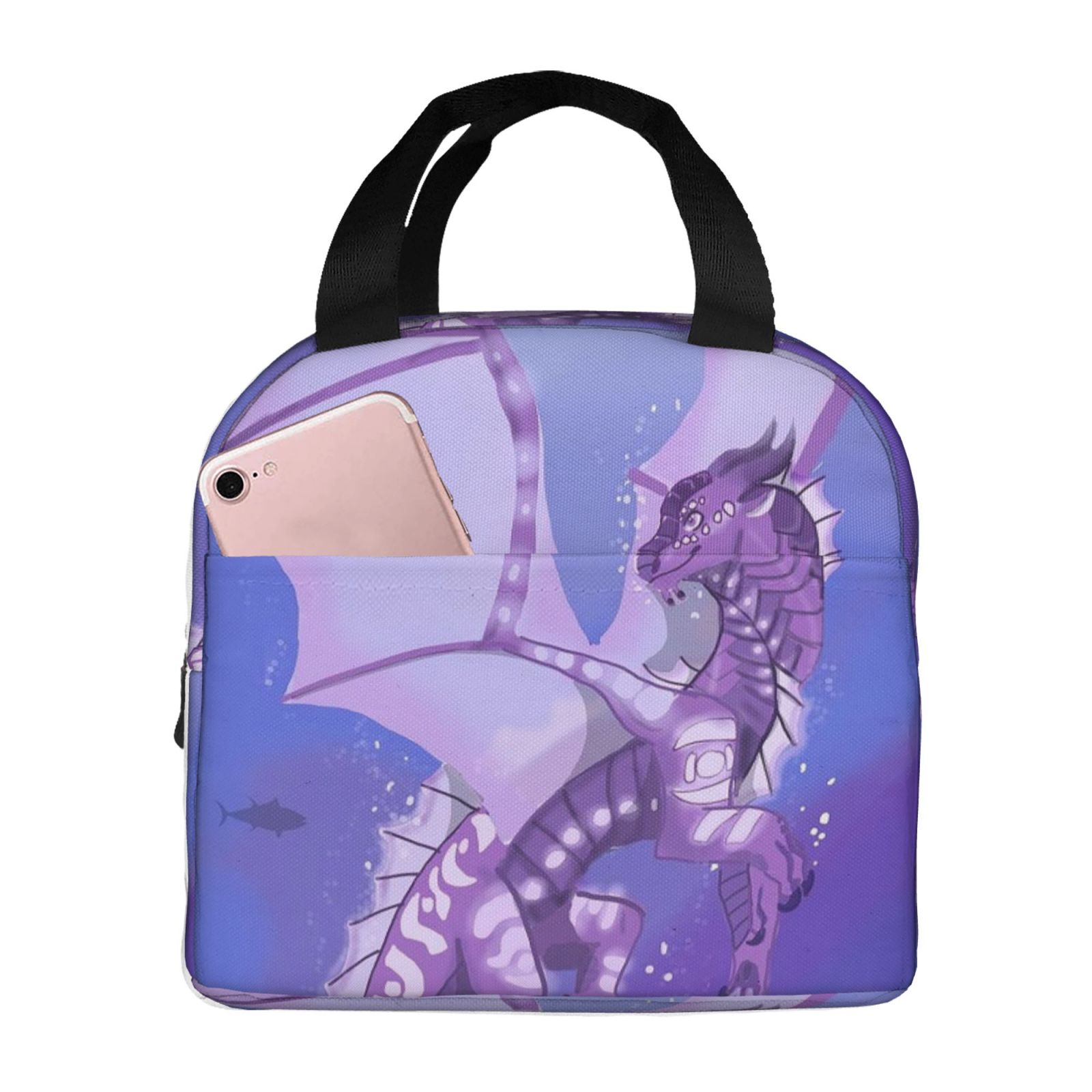 YIVIOYIL Wings Of Fire Lunch Bag Portable Cartoon Insulated Lunch Box ...