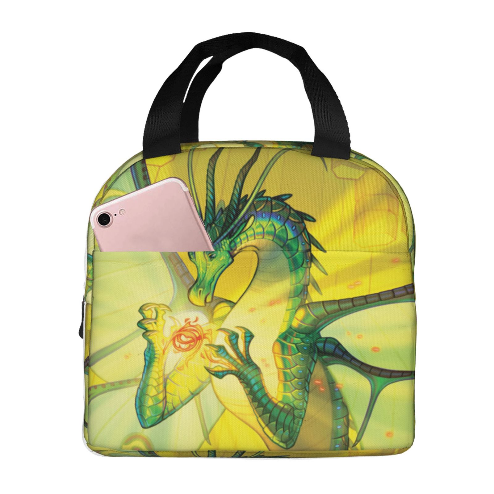 YIVIOYIL Wings Of Fire Lunch Bag Portable Cartoon Insulated Lunch Box ...