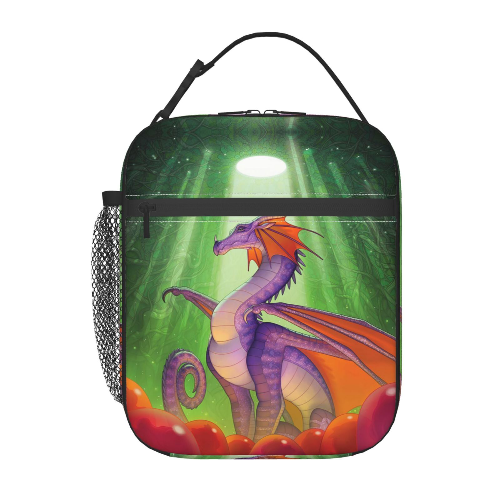 YIVIOYIL Wings Of Fire Lunch Bag Reusable Lunch Tote Portable Cartoon ...