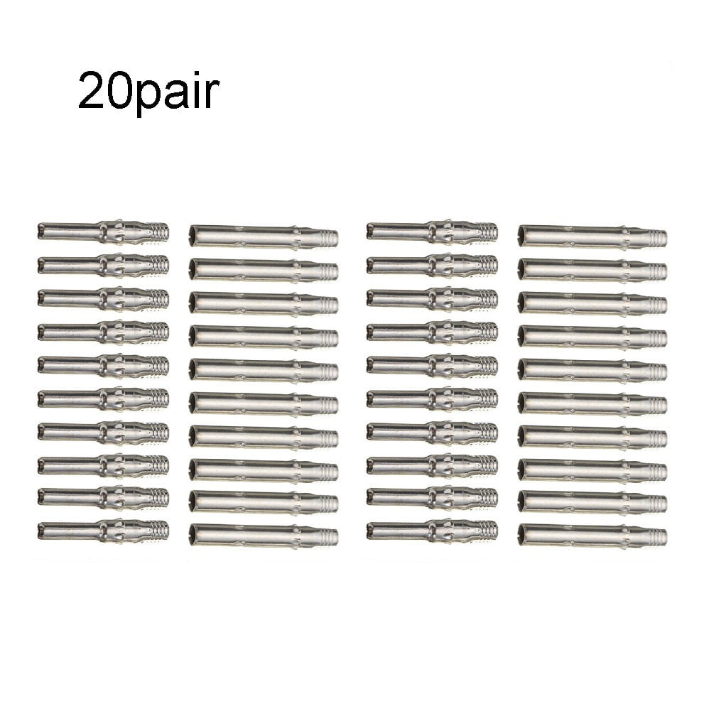 YIWEI 20 Pairs Solar Connector Pin Metal Core Male and Female Solar ...