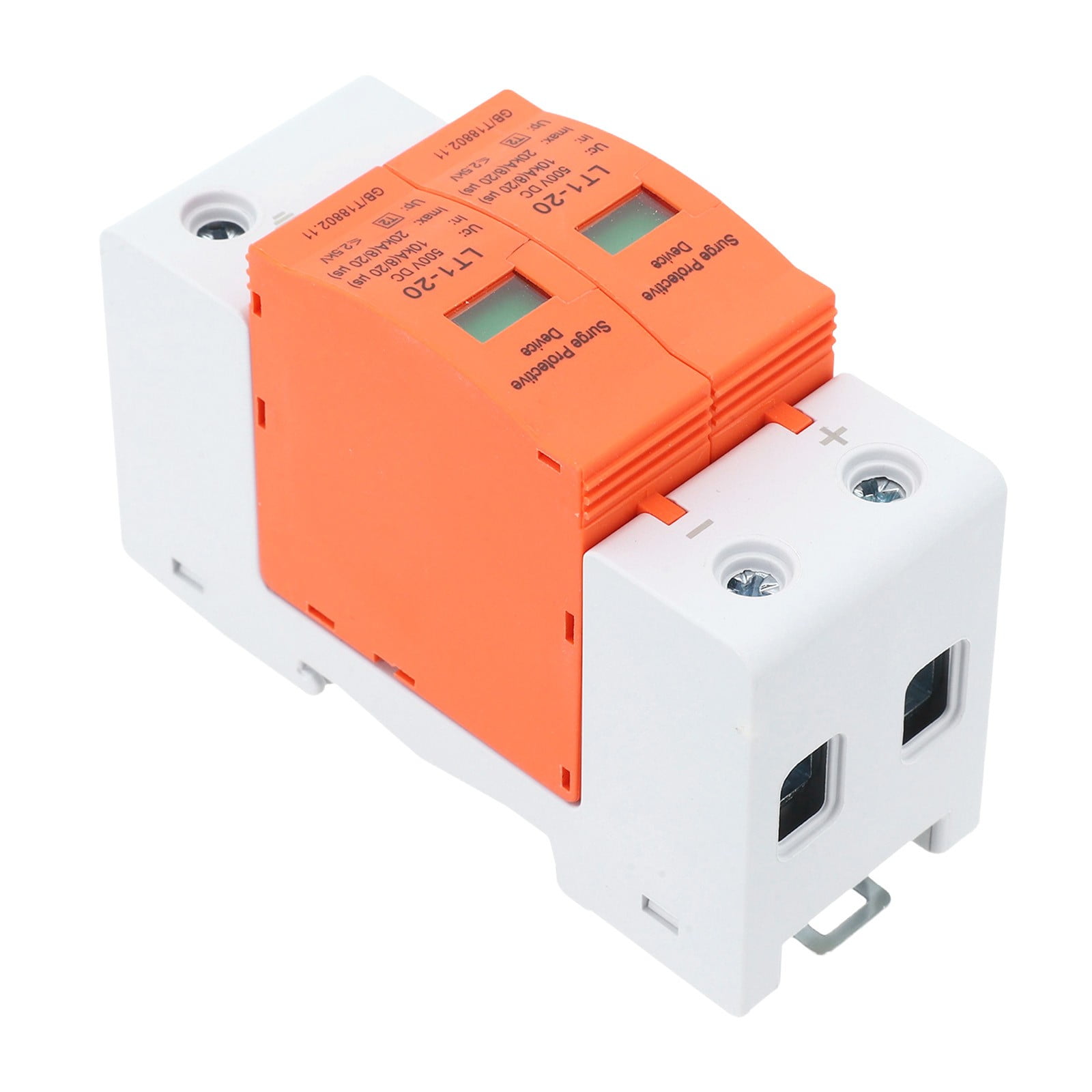 YIWEI 2P 20KA DC 500V/1000V for SPD Surge Protection Device Arrester ...