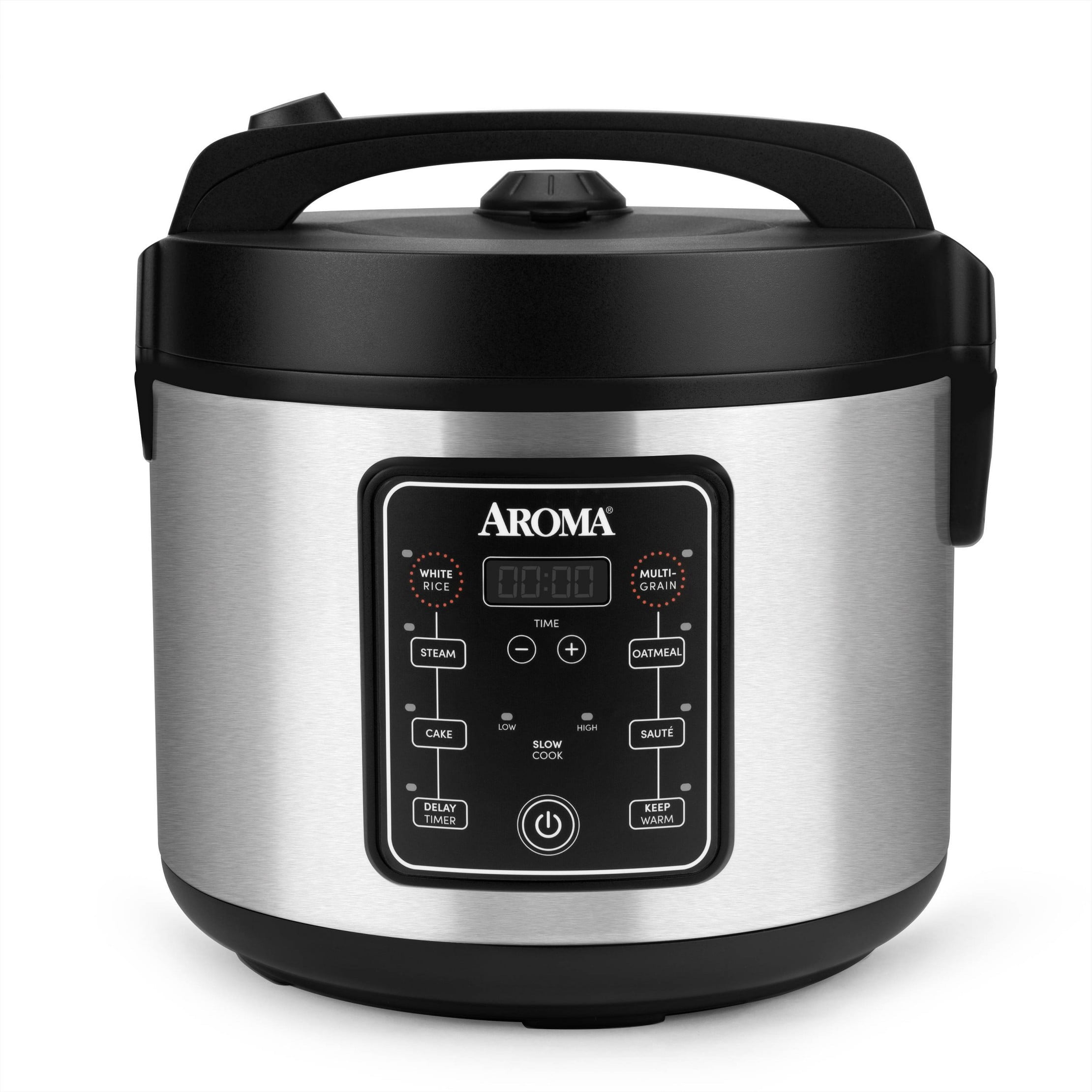 Walmart 20 Cup Stainless Steel Digital Multicooker & Rice Cooker with ...