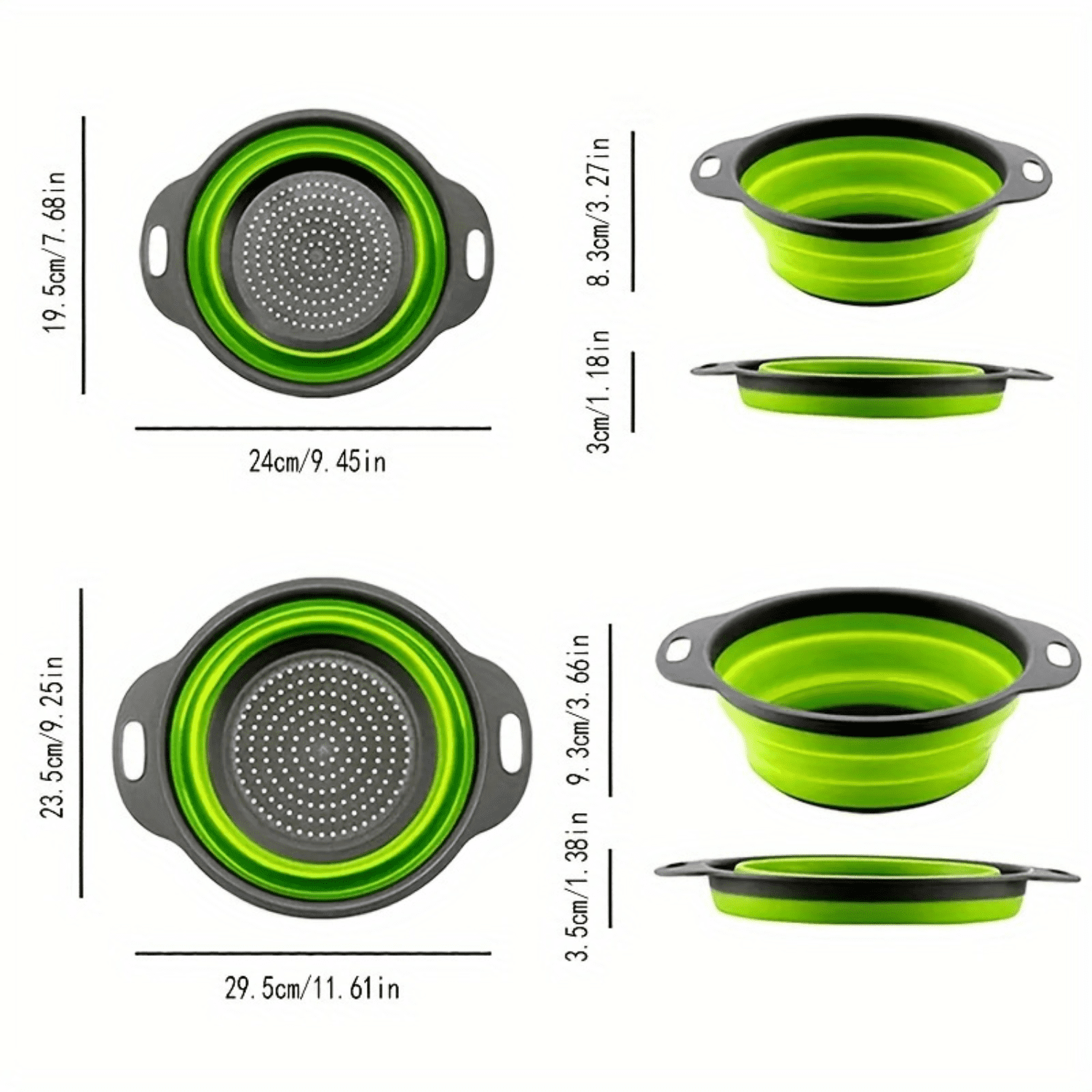 YIWUDICHENGWJ Essential Kitchen Tool: Versatile Collapsible Silicone ...
