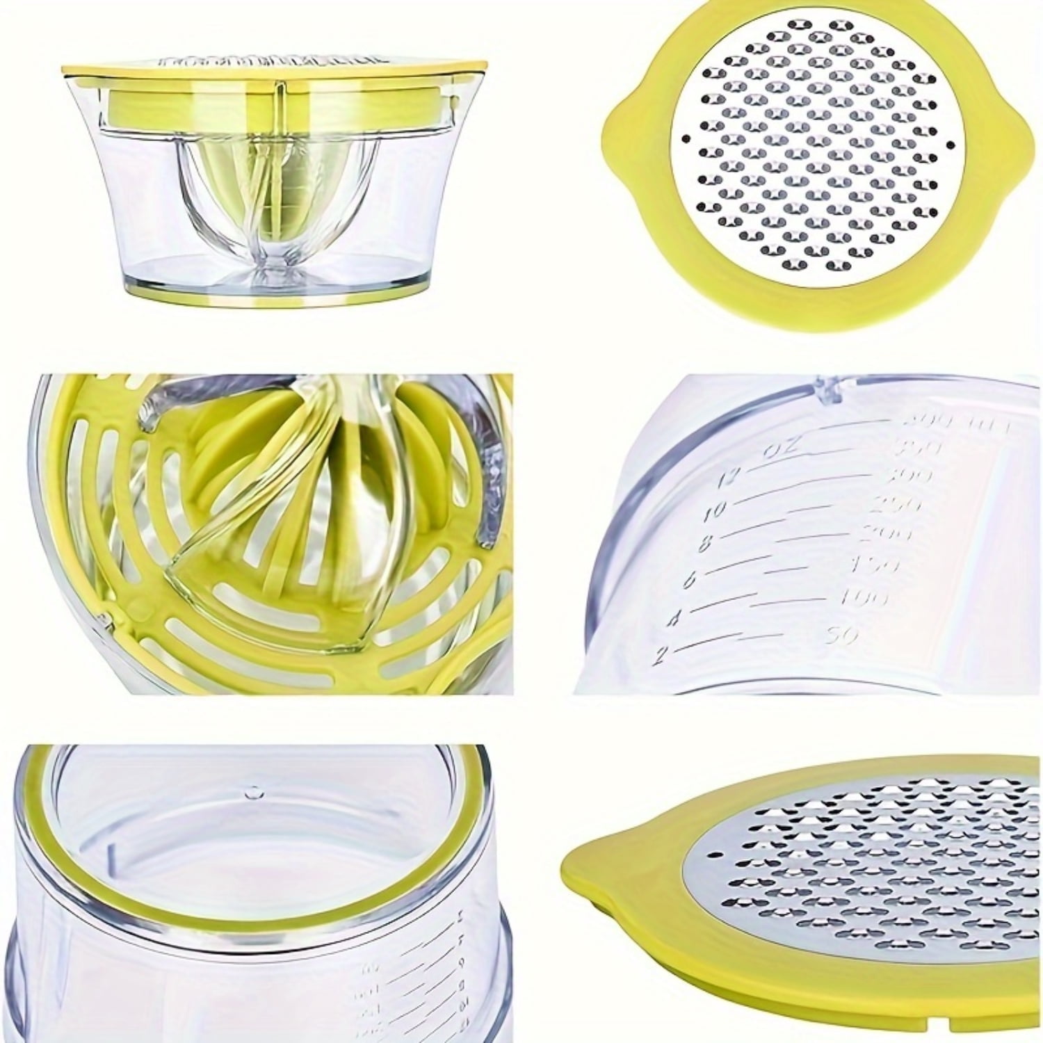 YIWUDICHENGWJ Green Manual Hand Citrus Lemon Orange Juicer with Built ...