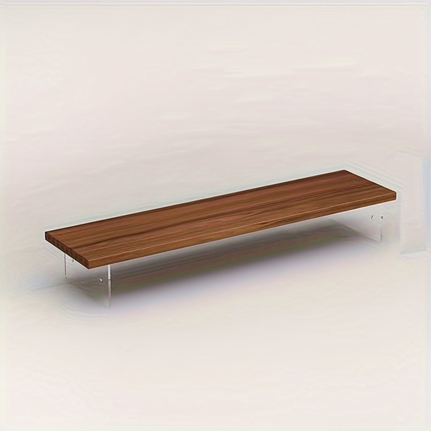 YIWUHOTXIAOHU Heightened Single Layer Desktop Computer Rack with Clear ...