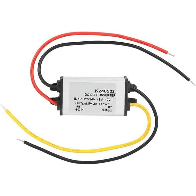 YIXIGCHEN DC-DC Buck Converter 12V/24V to 5V 3A Step Down Power Module ...