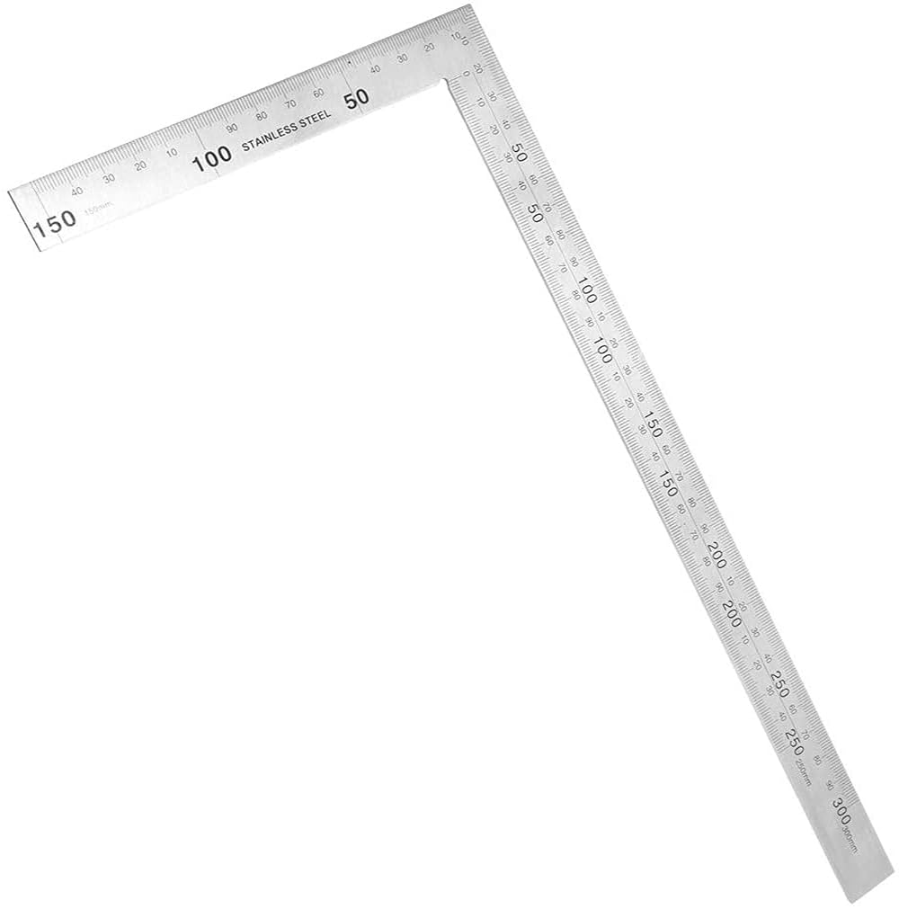YIXIGCHEN Right Angle Ruler, 90 Degree L Shape Ruler, Framing Square ...