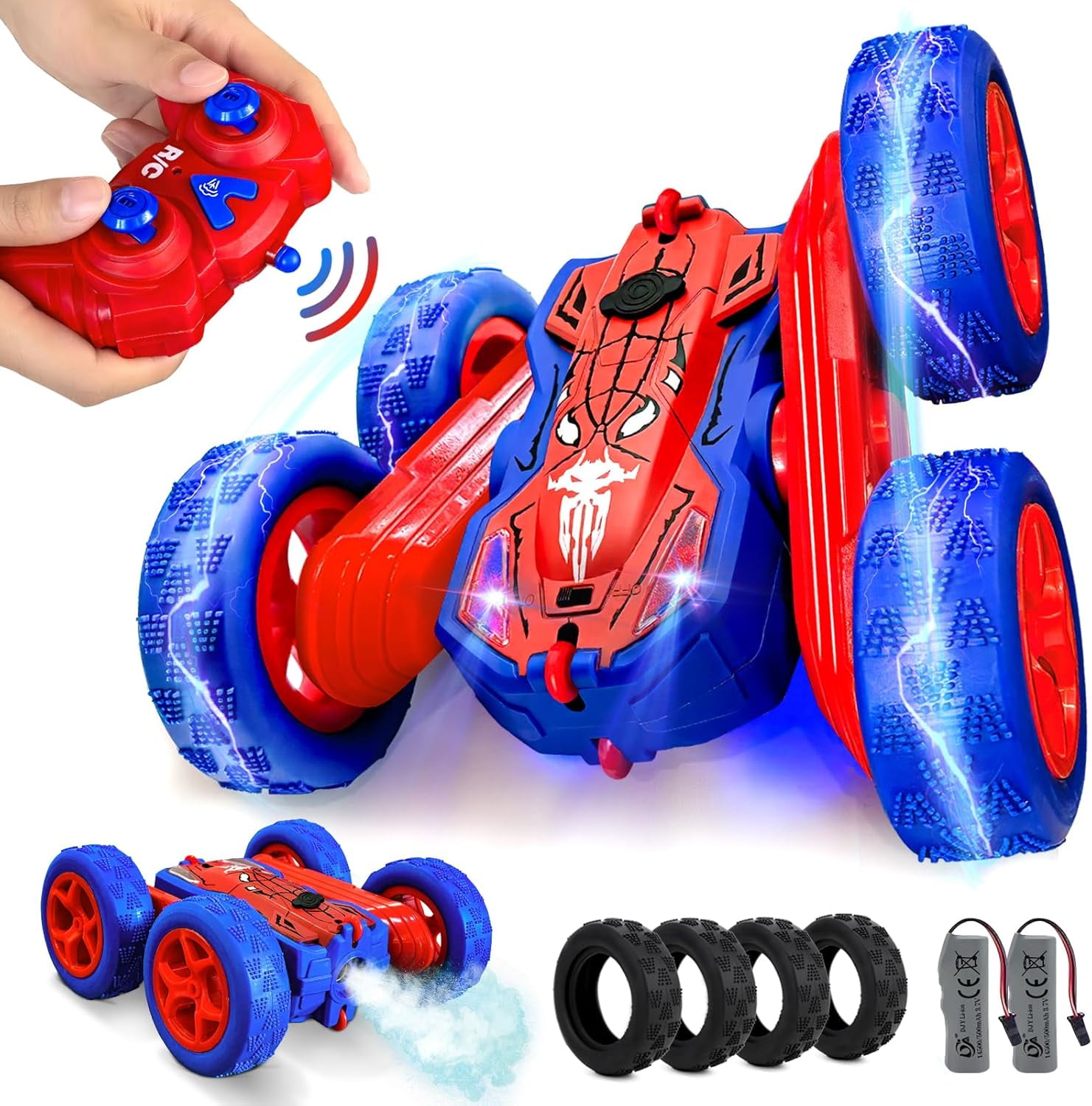YIXINGCHEN Spider Remote Control Car for Boys and Girls,360° Rotating ...