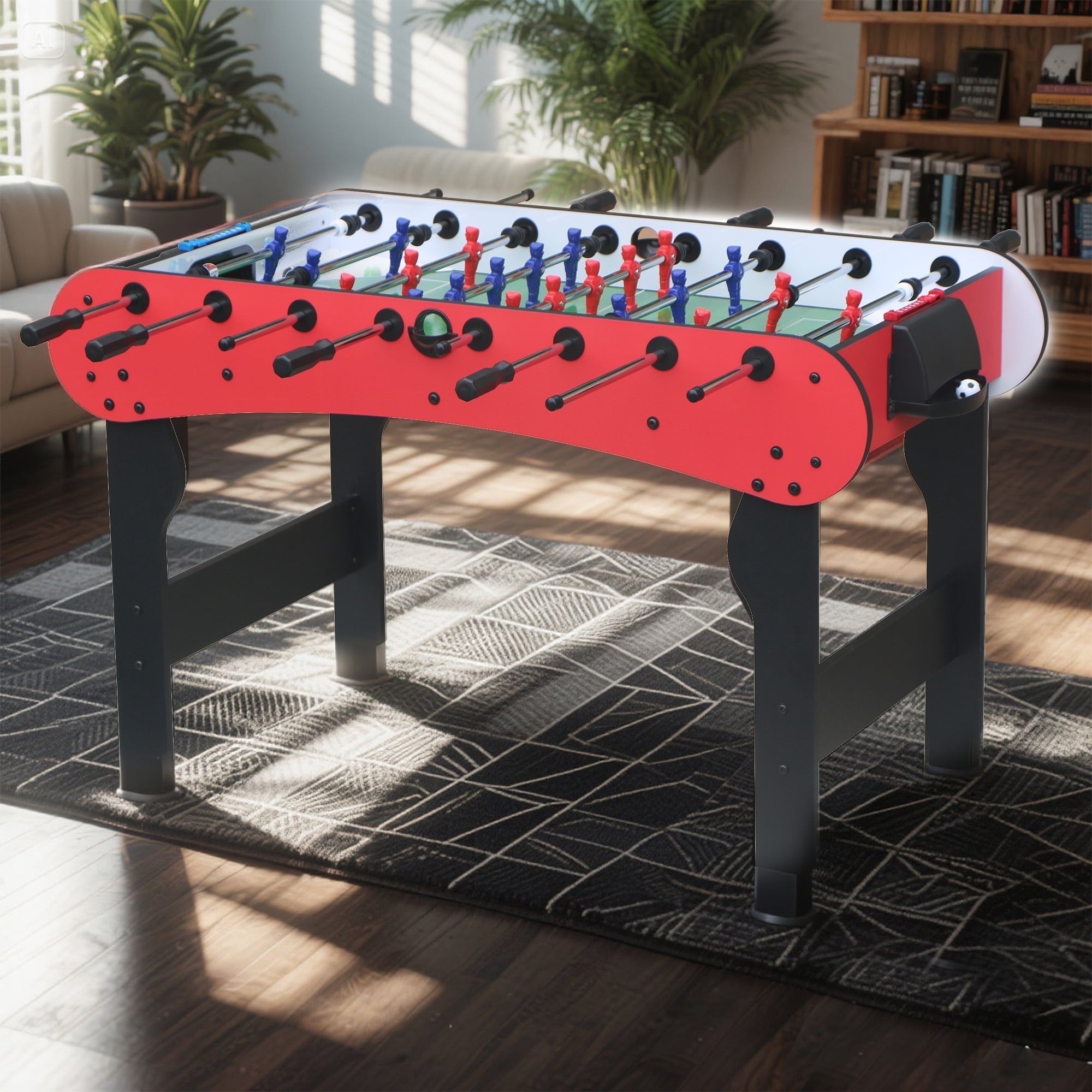YIYADO 5Ft Multiplayer Foosball Table - Soccer & Football Game Table ...