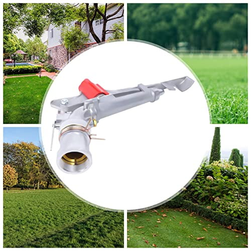 YIYIBYUS 2 Inch Irrigation Spray Gun, 65-80M Large Impact Area 360 ...