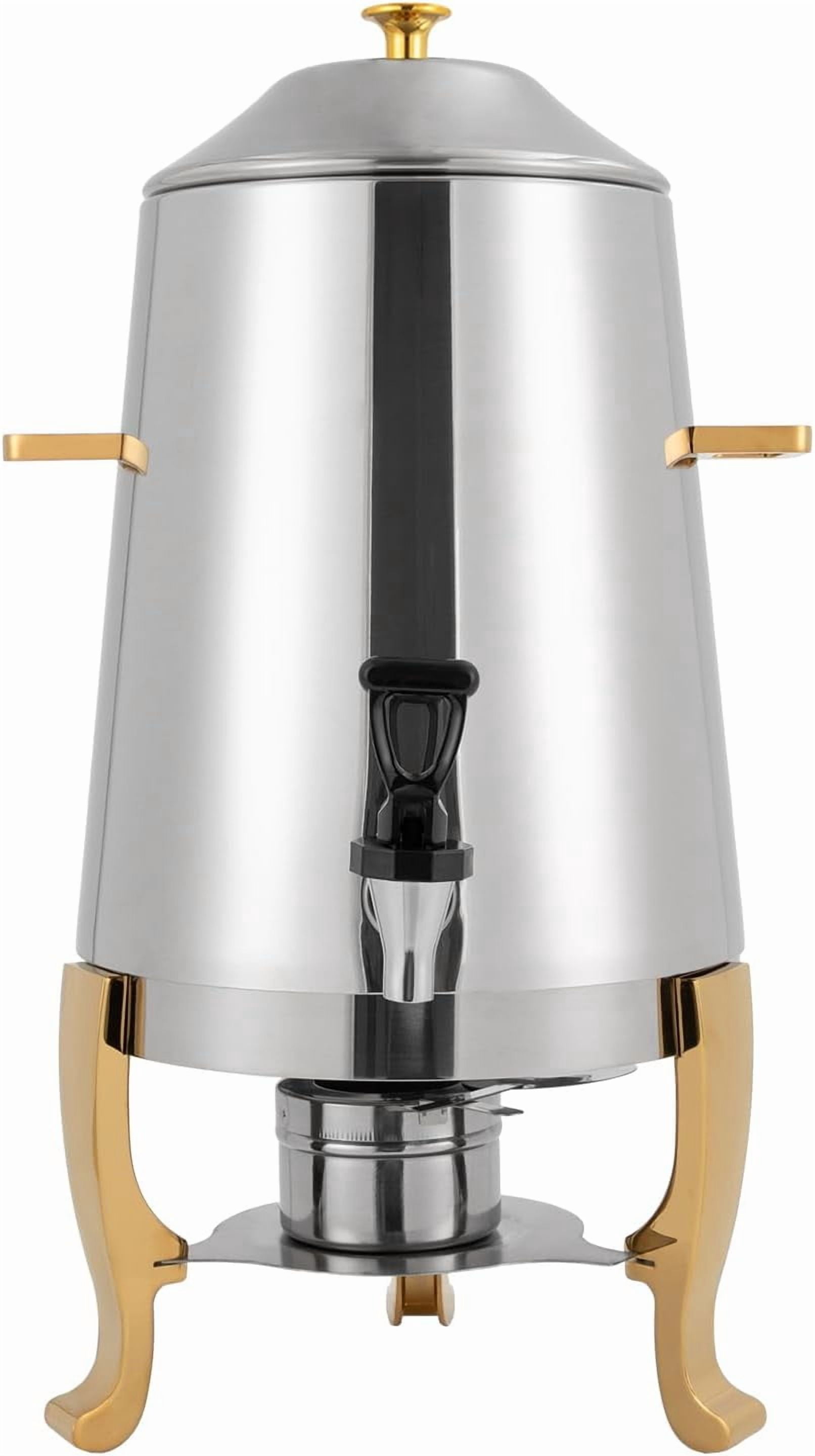 YIYIBYUS 3.5 Gallon Hot Beverage Dispenser, Stainless Steel Coffee Urn ...