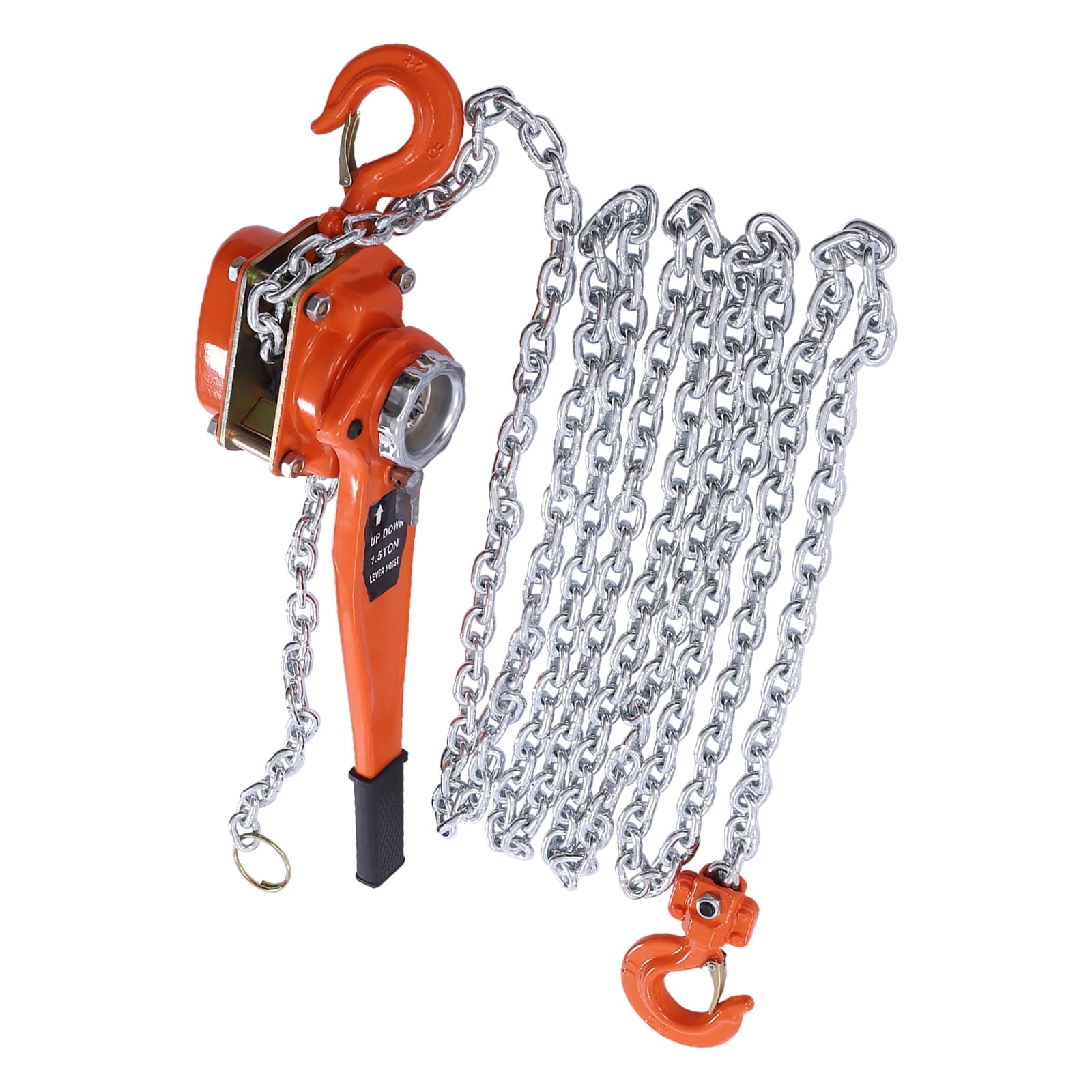 YIYIBYUS 3300 lbs Manual Lever Chain Hoist G80 Galvanized Carbon Steel ...