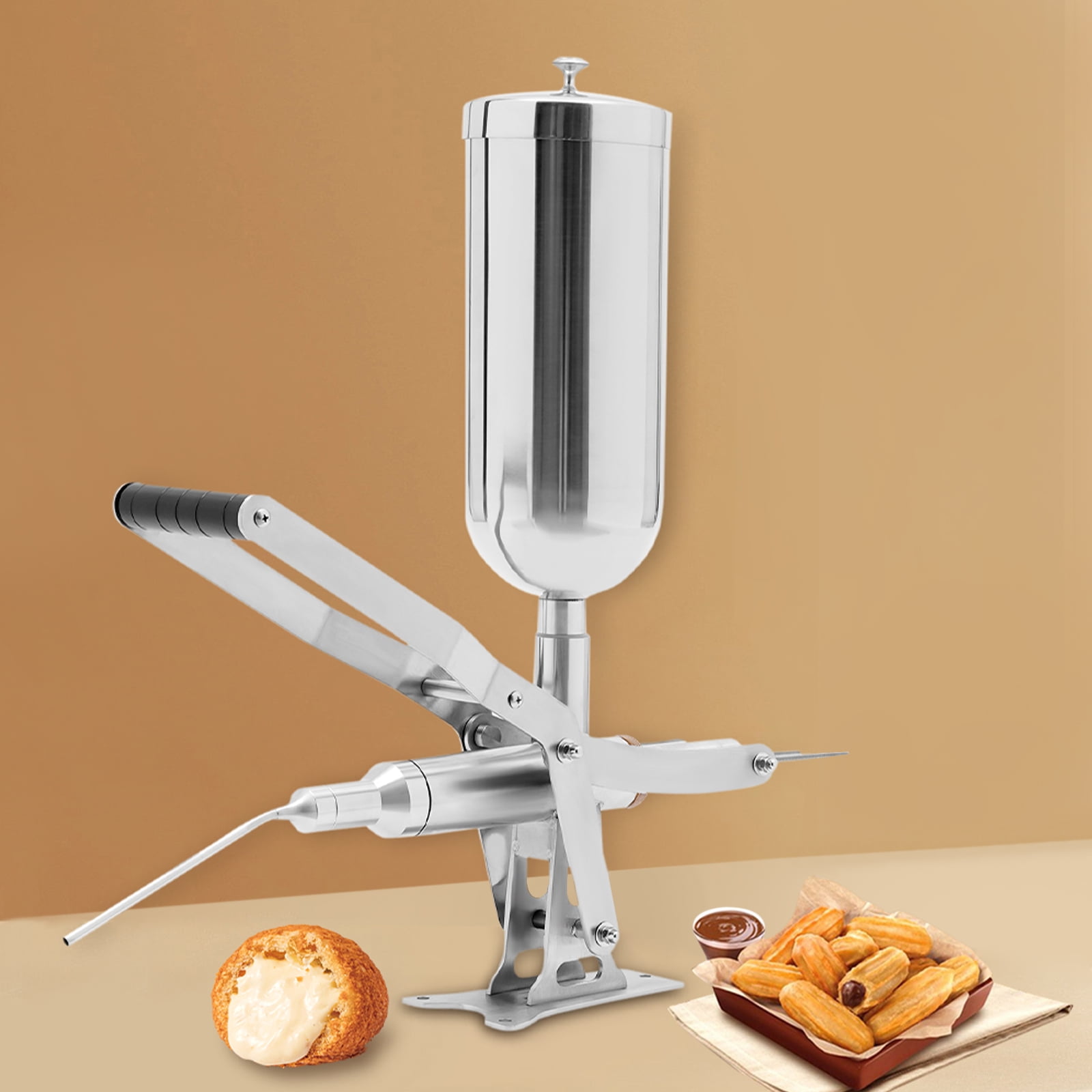 YIYIBYUS 5L Manual Donut Filler Stainless Steel Dessert Filling Machine ...